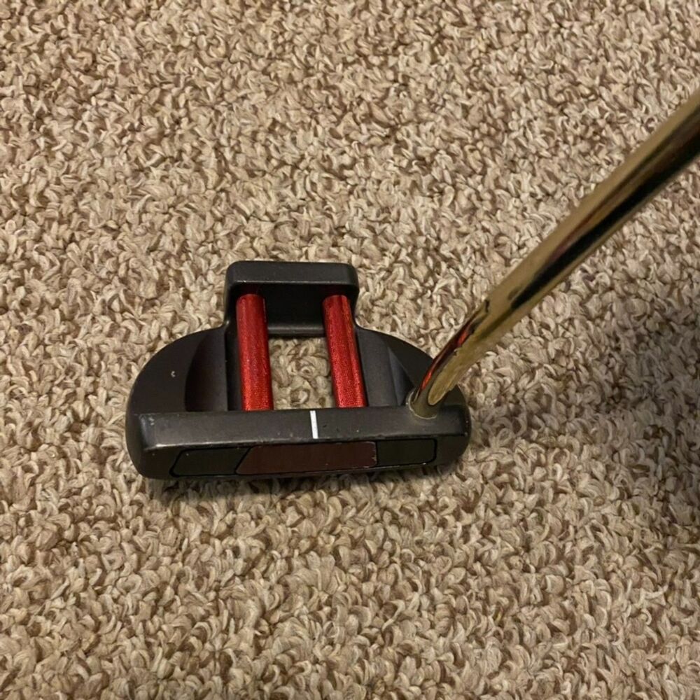 Golf Club Mallet Putter Red Ready To Play | SidelineSwap