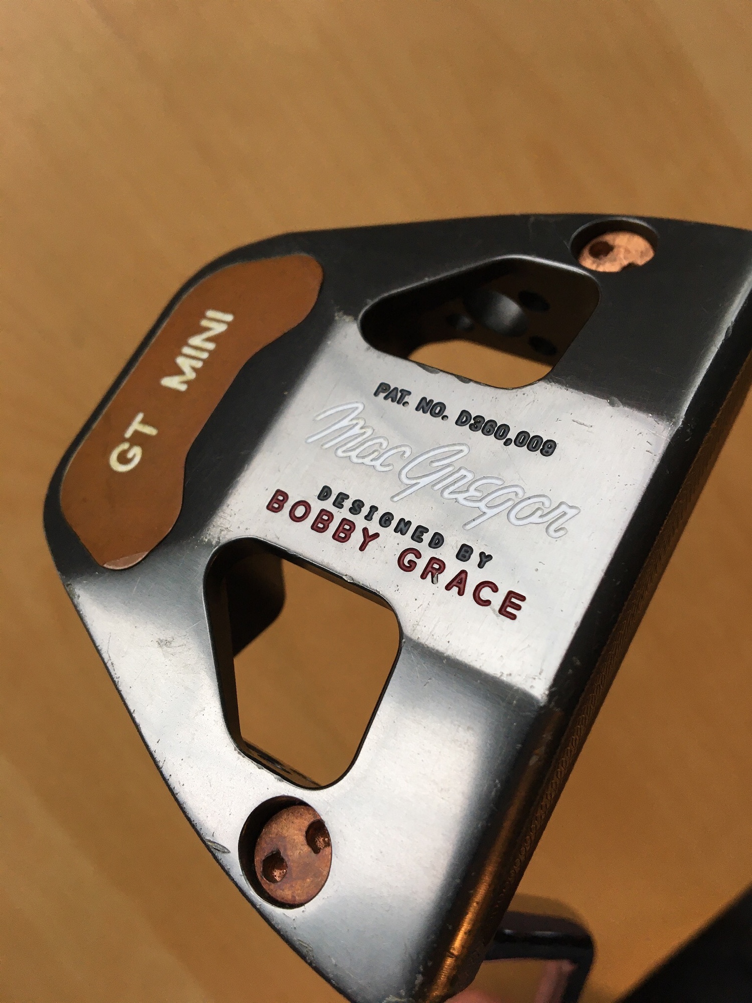 MacGregor Bobby Grace GT Mini Putter, RH Milled Face | SidelineSwap