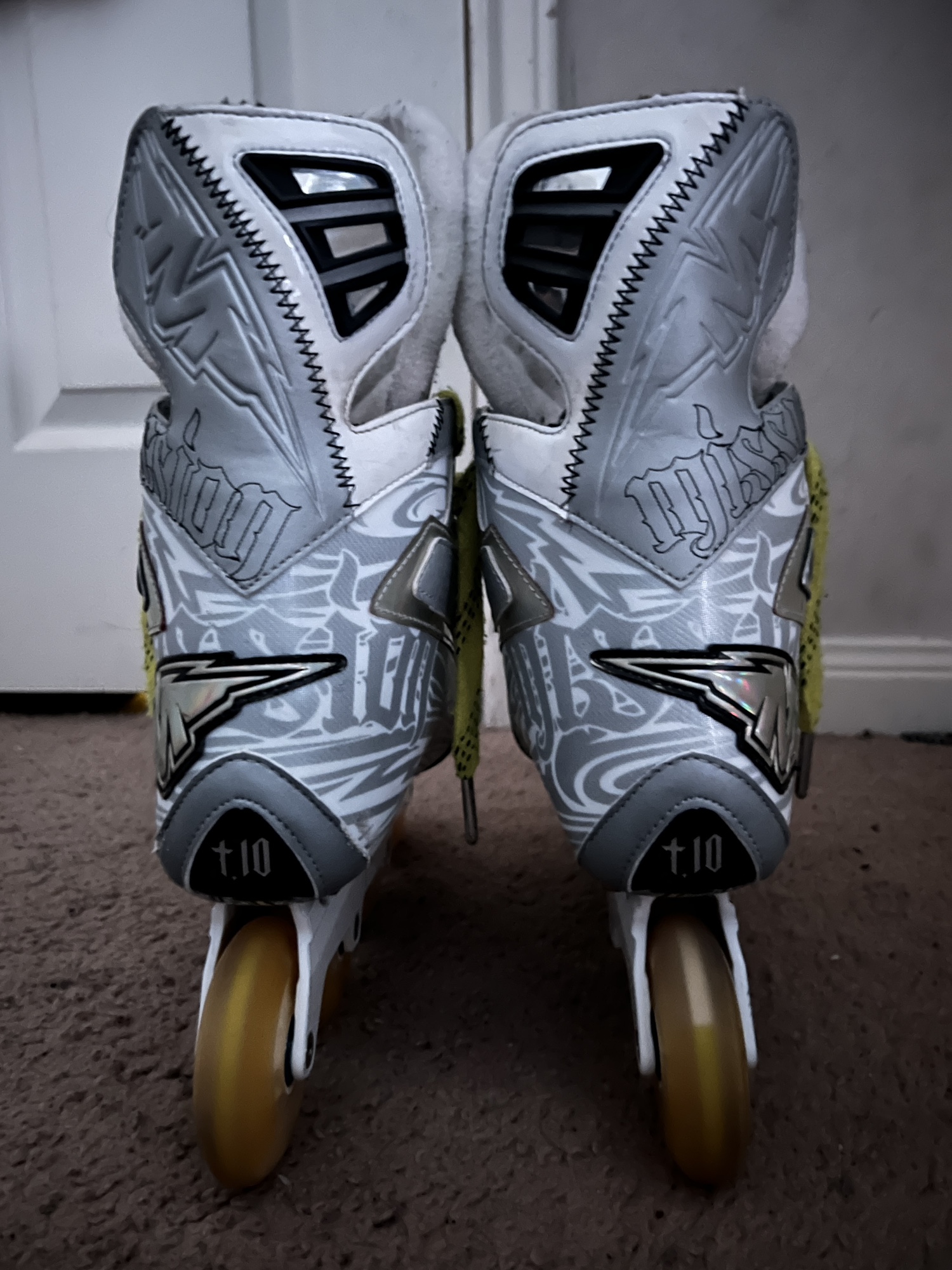 Mission Axiom T10 Revolt Size 6.5EE Inline Hockey Skates | SidelineSwap