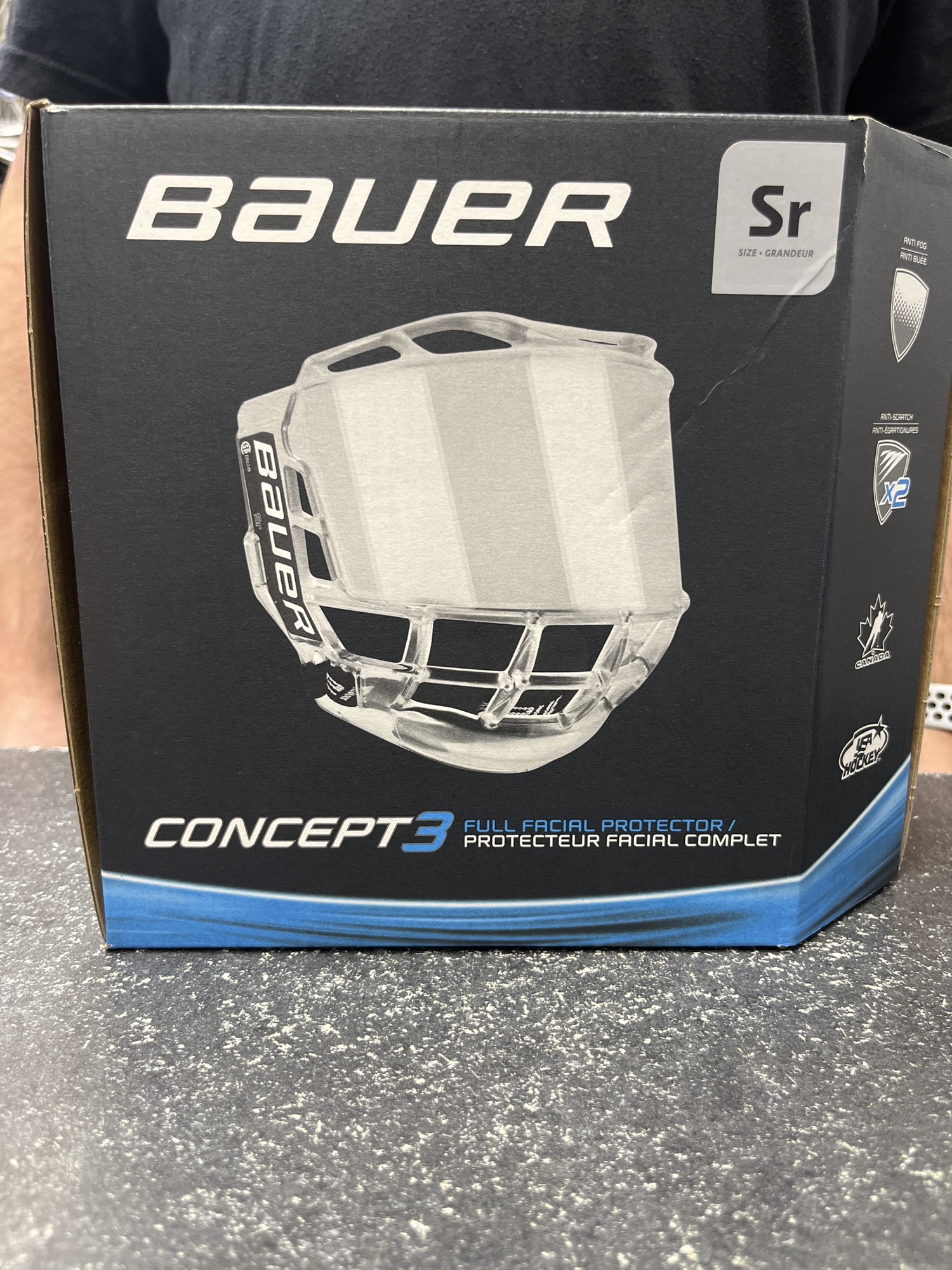 Bauer Concept 3 Full Face Shield | SidelineSwap