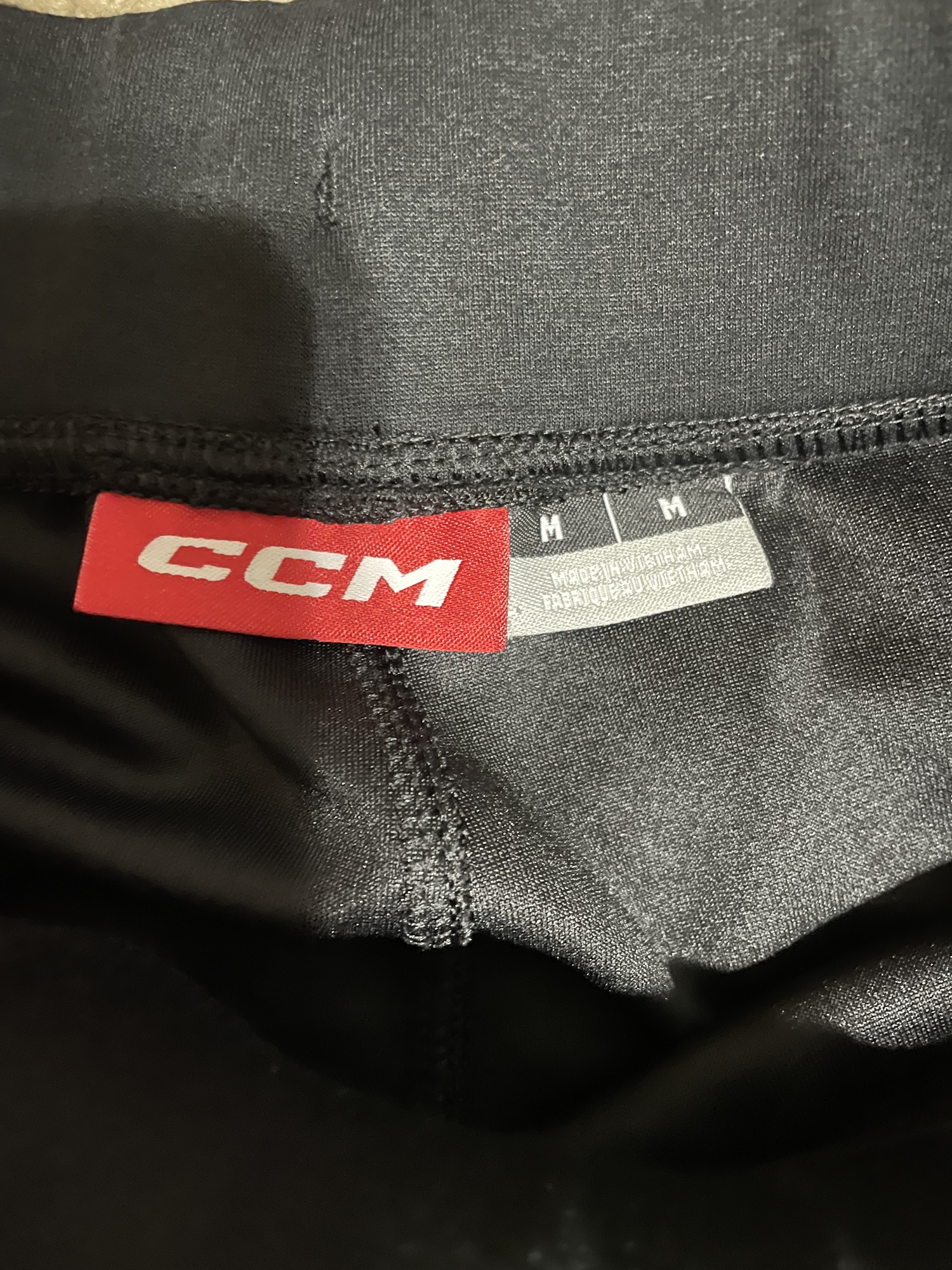 Used ccm black cuffed locker sweatpants men’s medium | SidelineSwap