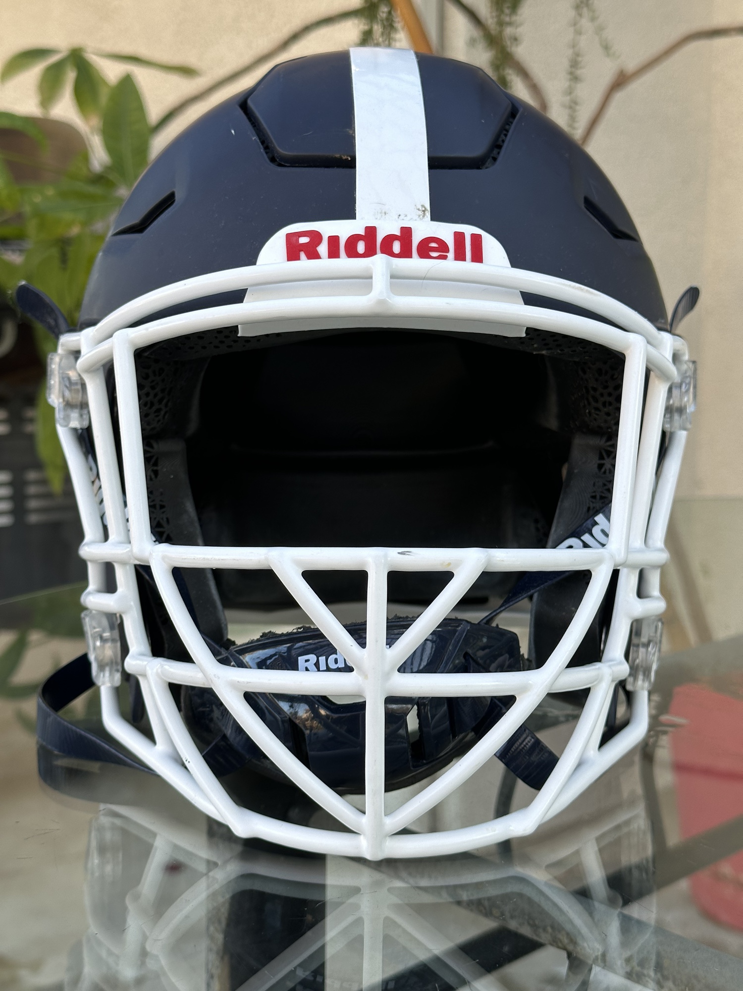 Riddell SpeedFlex Diamond Helmet, Adult/Varsity Matte Navy Blue ...