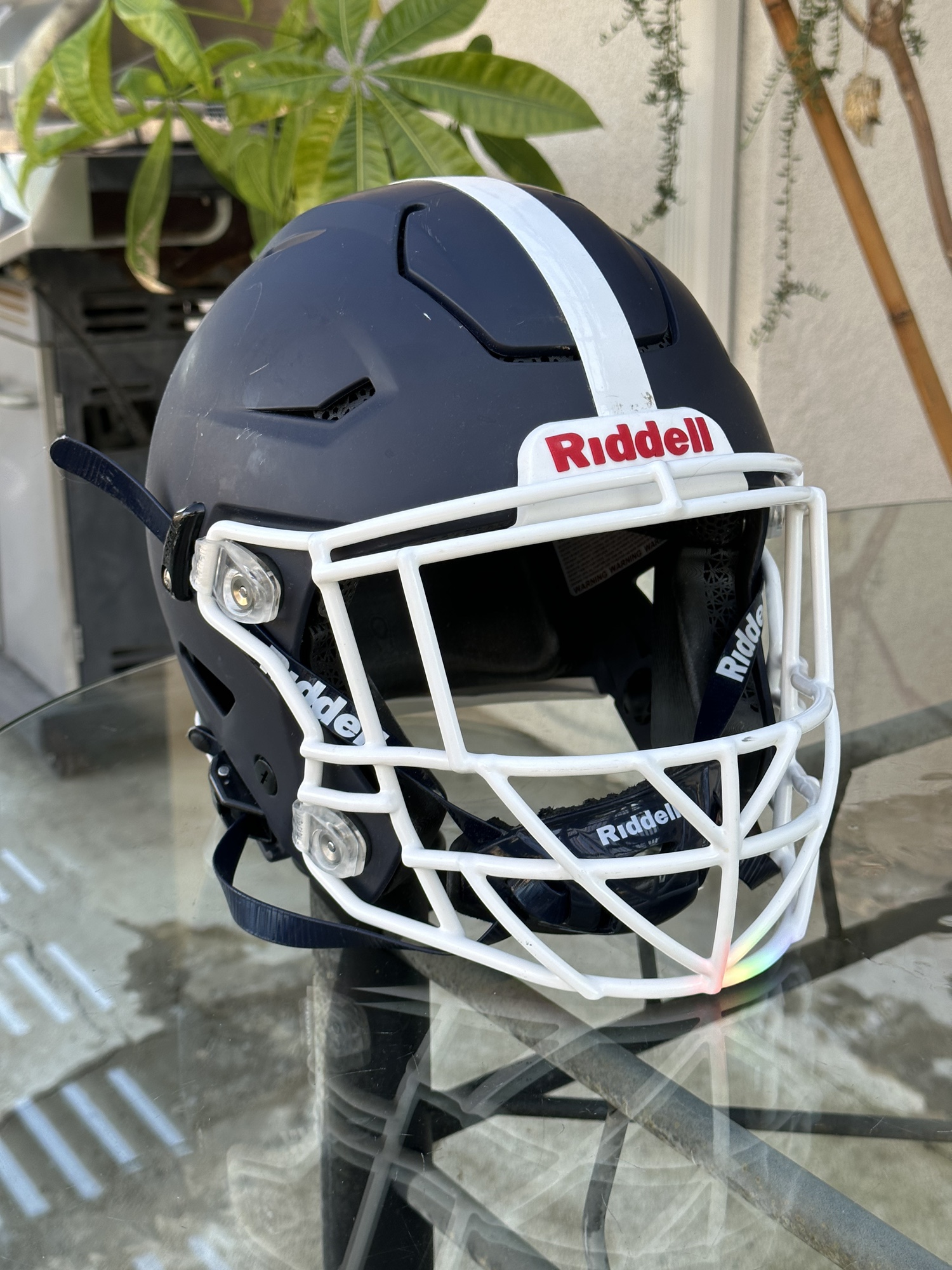 Riddell SpeedFlex Diamond Helmet, Adult/Varsity Matte Navy Blue ...