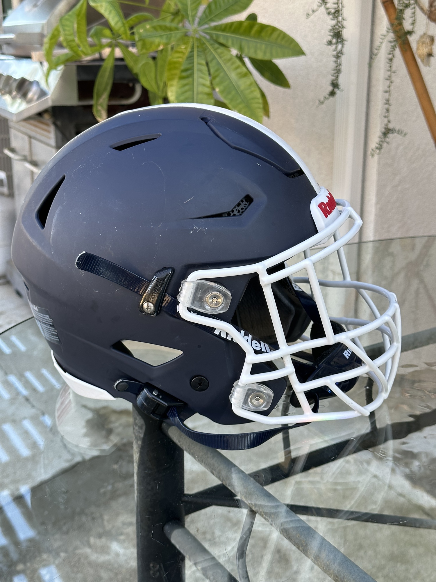 Riddell SpeedFlex Diamond Helmet, Adult/Varsity Matte Navy Blue ...