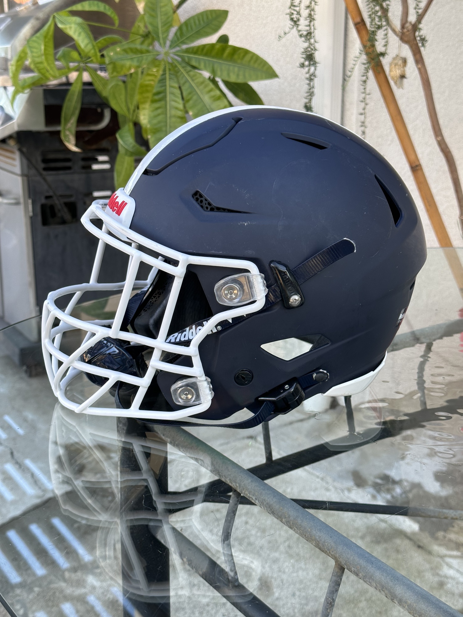 Riddell SpeedFlex Diamond Helmet, Adult/Varsity Matte Navy Blue ...