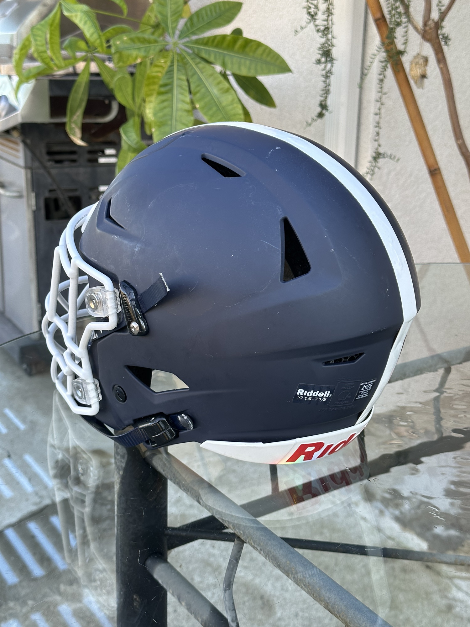 Riddell SpeedFlex Diamond Helmet, Adult/Varsity Matte Navy Blue ...