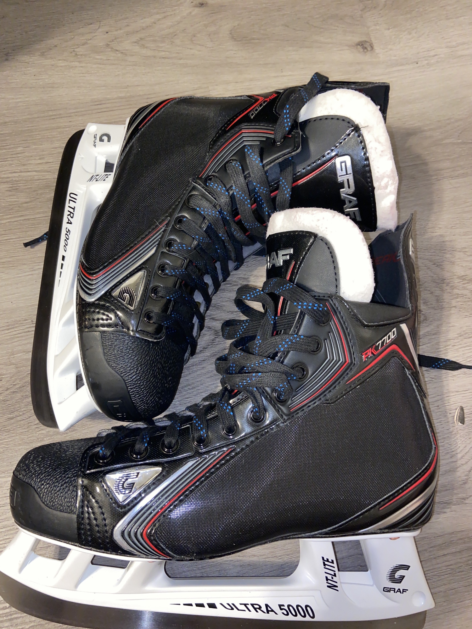 Used Graf Regular Width Size 9 PeakSpeed PK7700 Hockey Skates ...