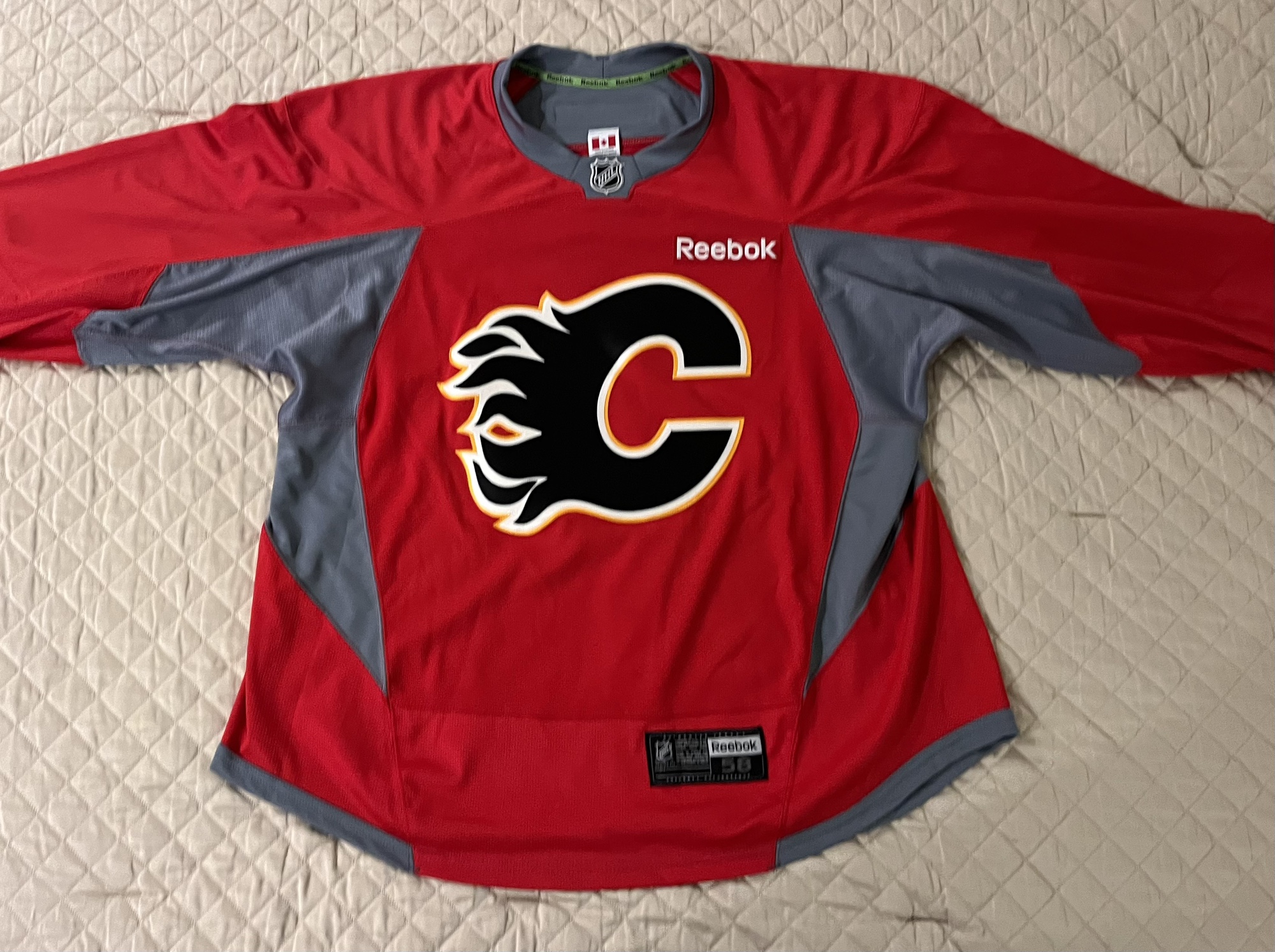 Calgary Flames Reebok Authentic Practice Jersey | SidelineSwap