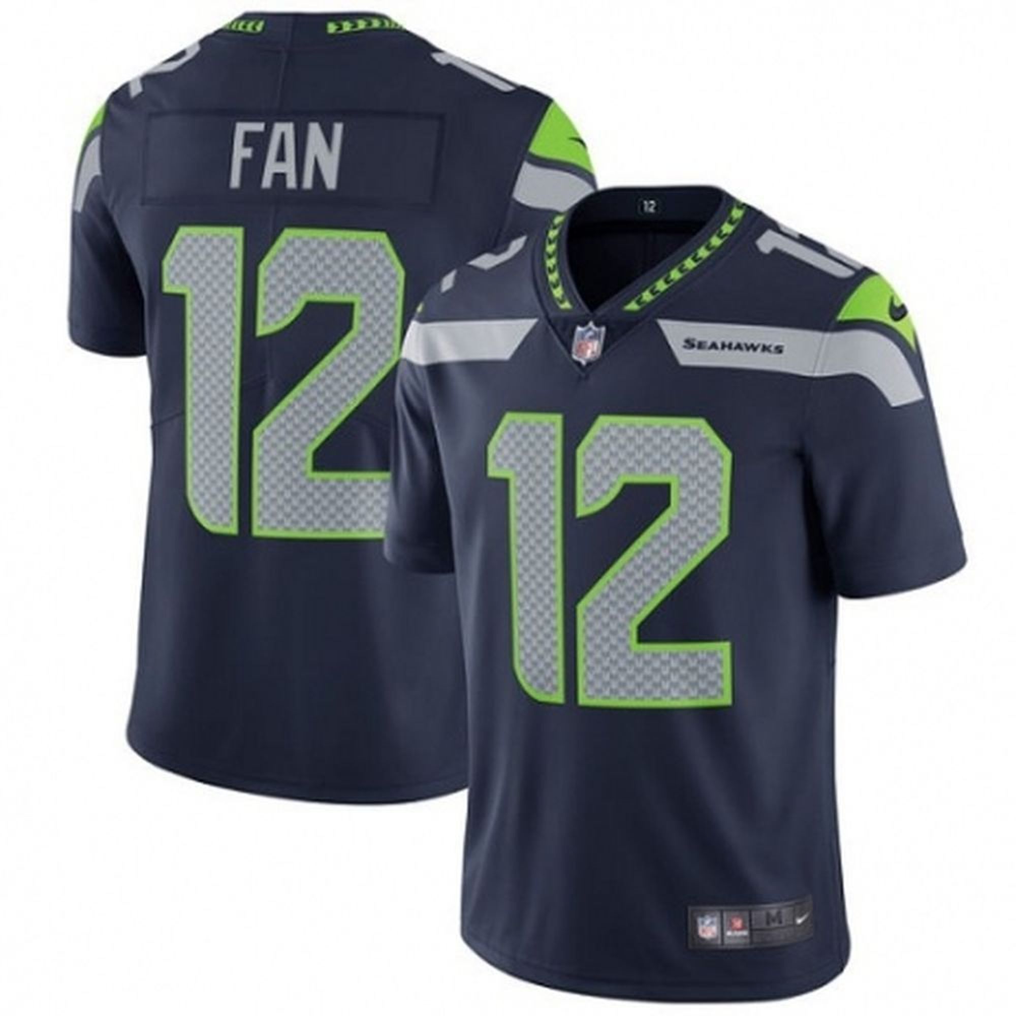 Seattle Seahawks 12th Fan Navy Jersey | SidelineSwap