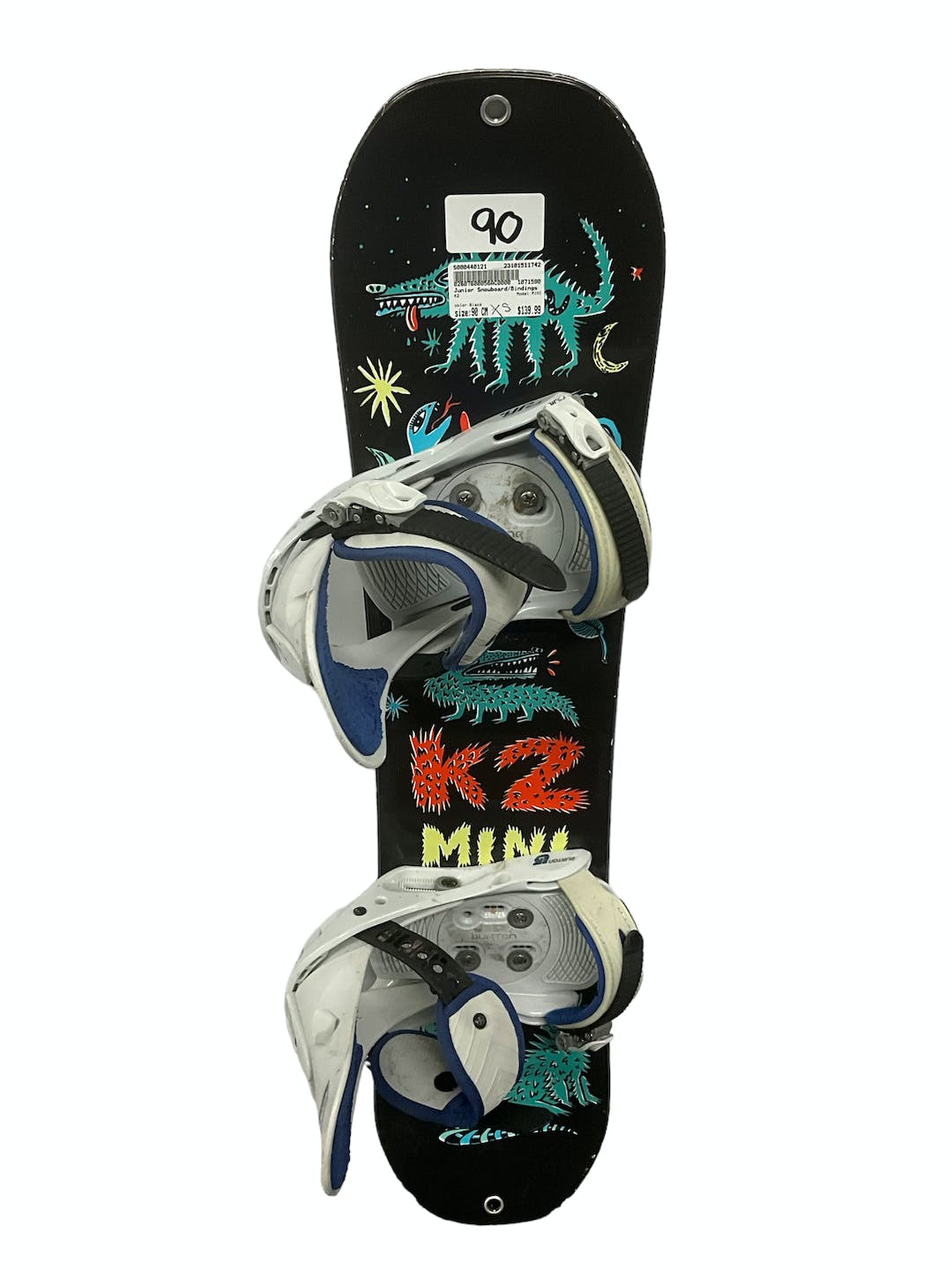 Used K2 Mini 90 Cm Junior Snowboard Combo | SidelineSwap