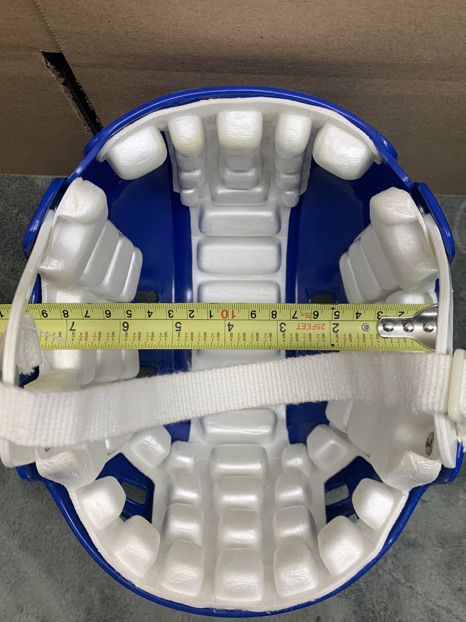 VINTAGE LARGE BLUE COOPER SK600 GOALIE HOCKEY HELMET LIKE NEW ...