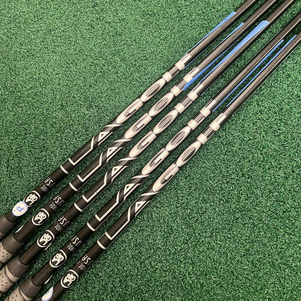 LA Golf RXR 65g Regular Flex Graphite Iron Shaft Set 6-PW 0.370 Tip (5 ...