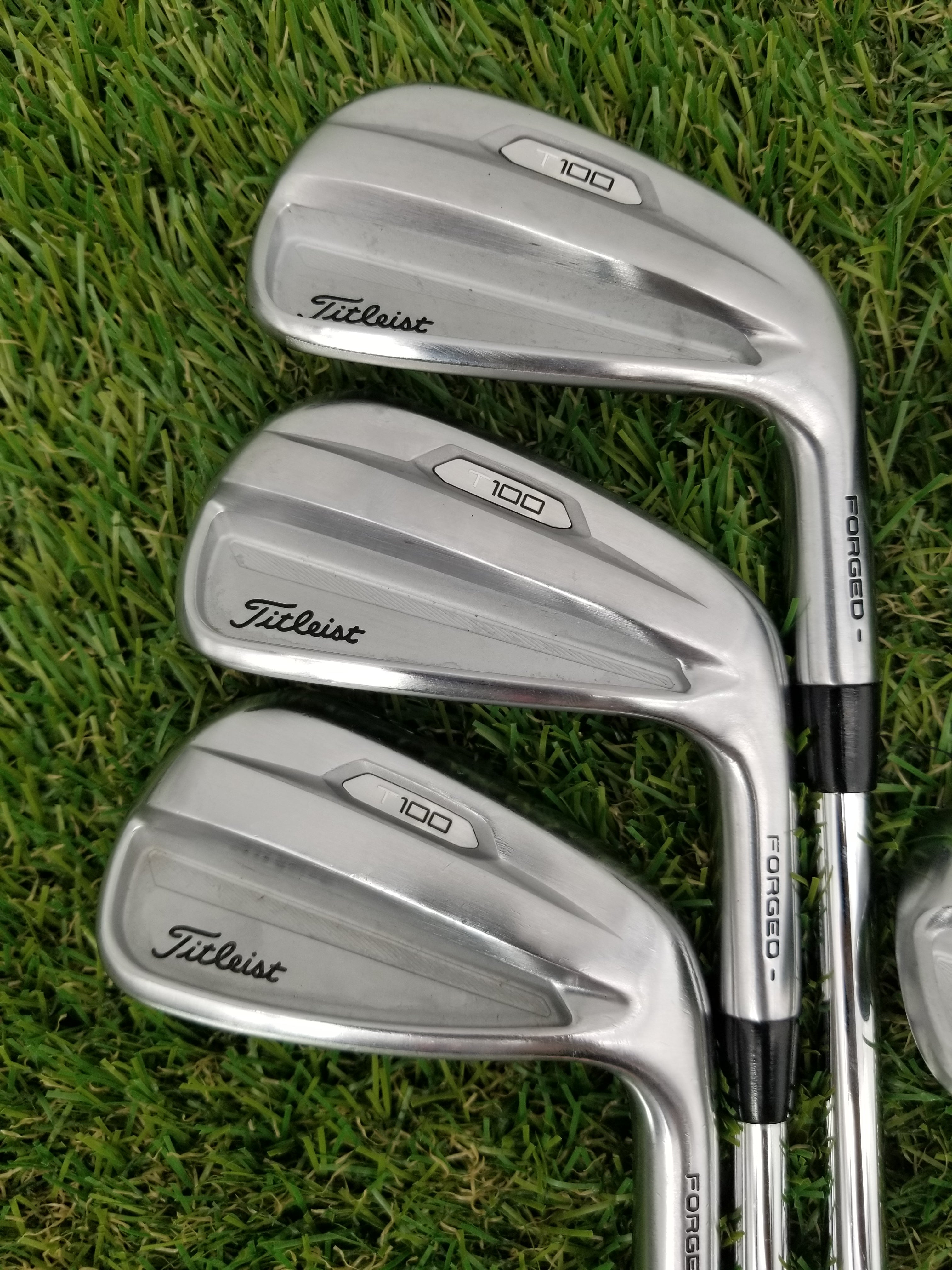 2021 TITLEIST T100 IRON SET 6I-PW XSTIFF PROJECTX RIFLE GOOD | SidelineSwap