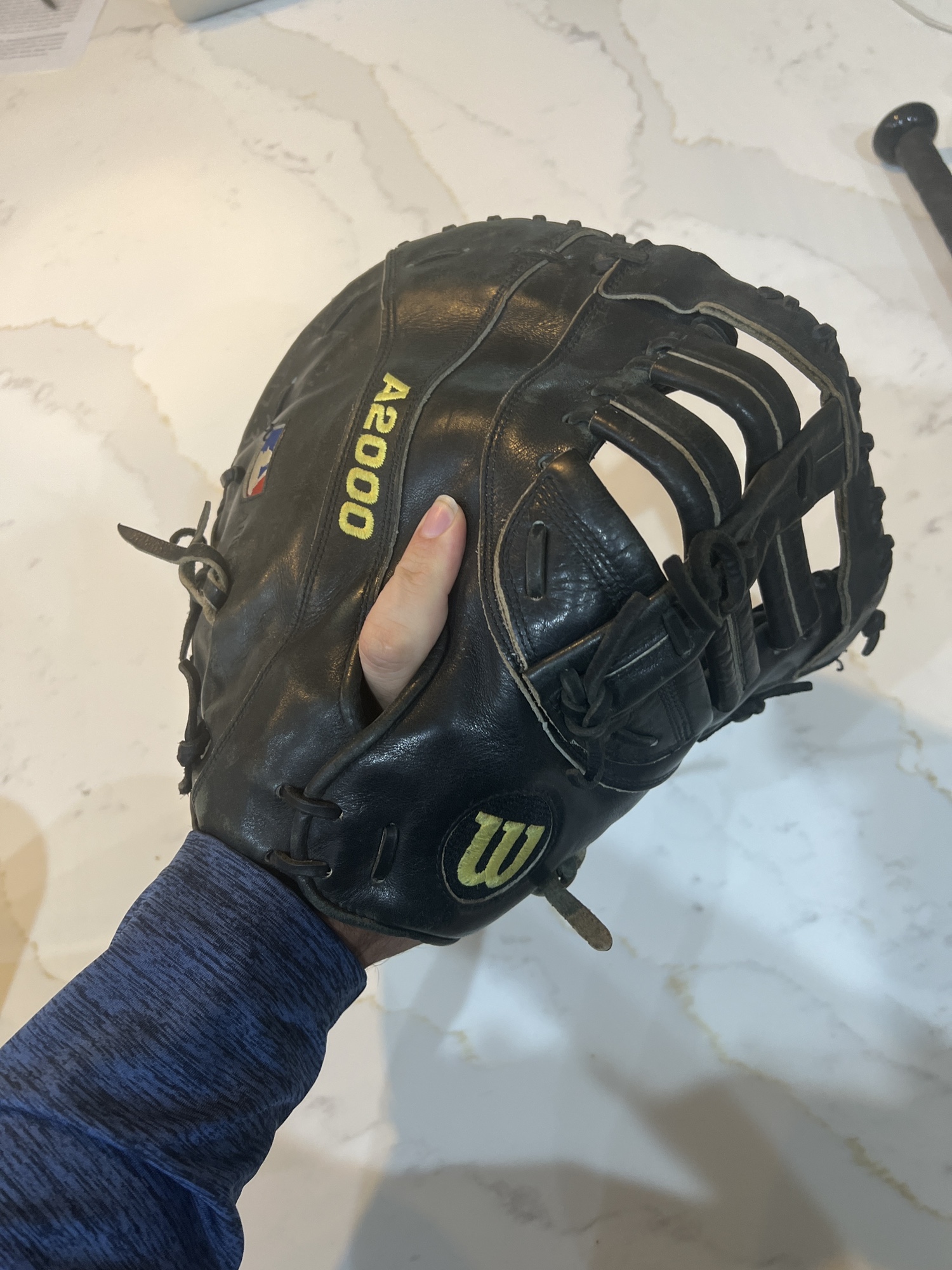 12" Wilson A2000 A2800 PS First Base Mitt Pro Stock Glove for RHT ...