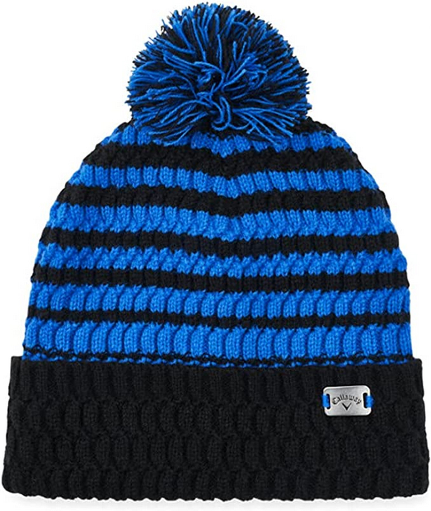 NEW Callaway Golf Black/Blue Winter Pom Pom Beanie/Cap | SidelineSwap