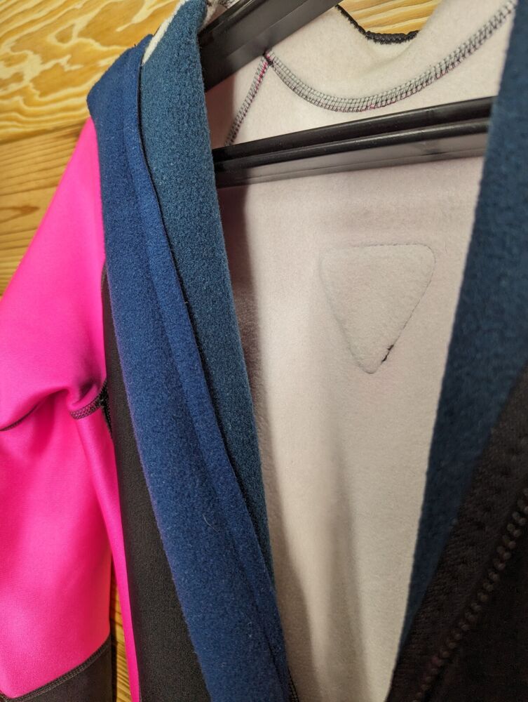 Henderson Pink Tri Lam Wetsuit Undergarment Fleece Skin Suit Scuba Dive ...