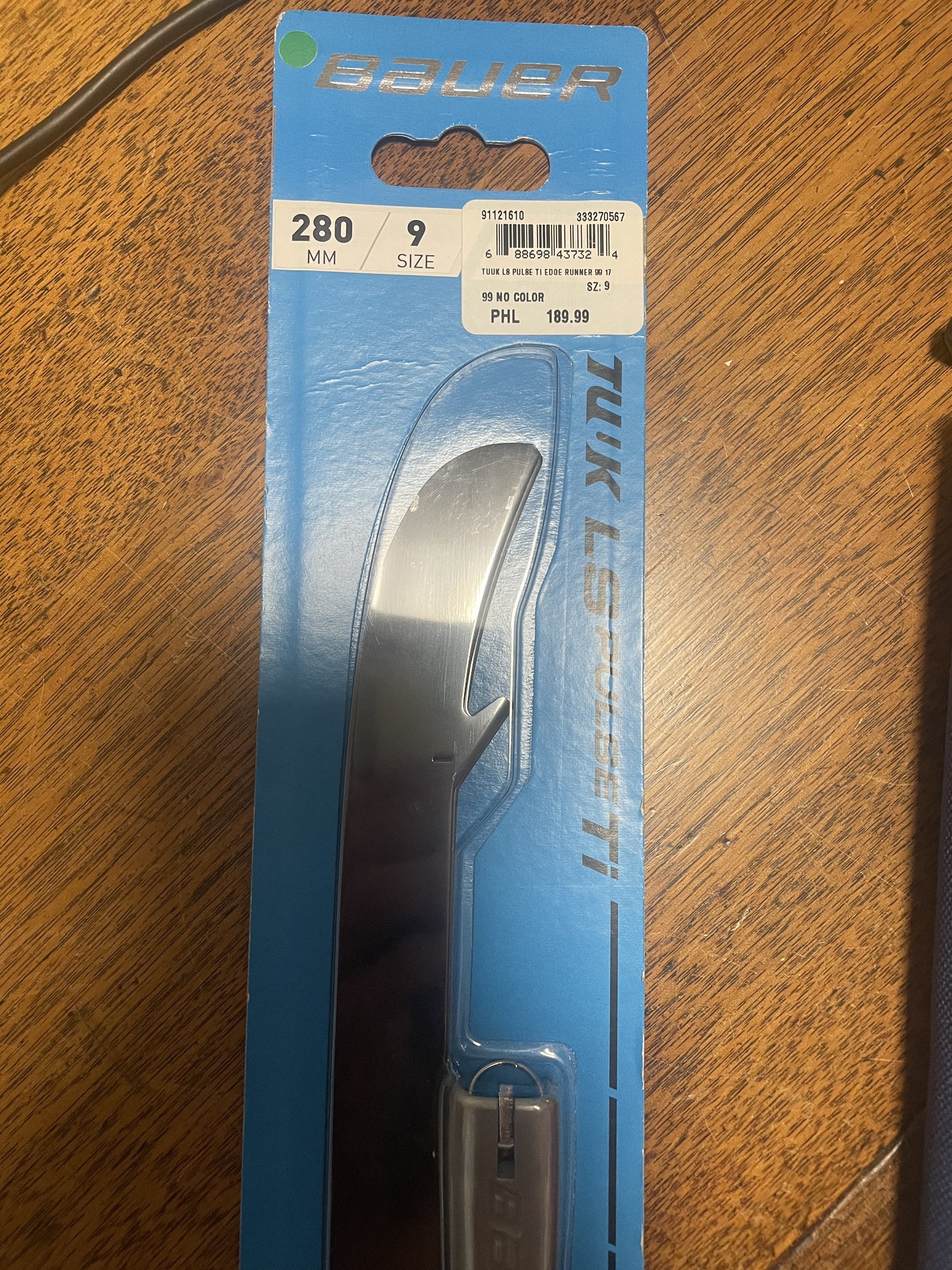 Bauer Tuuk Ls Pulse Ti Edge Runners | SidelineSwap