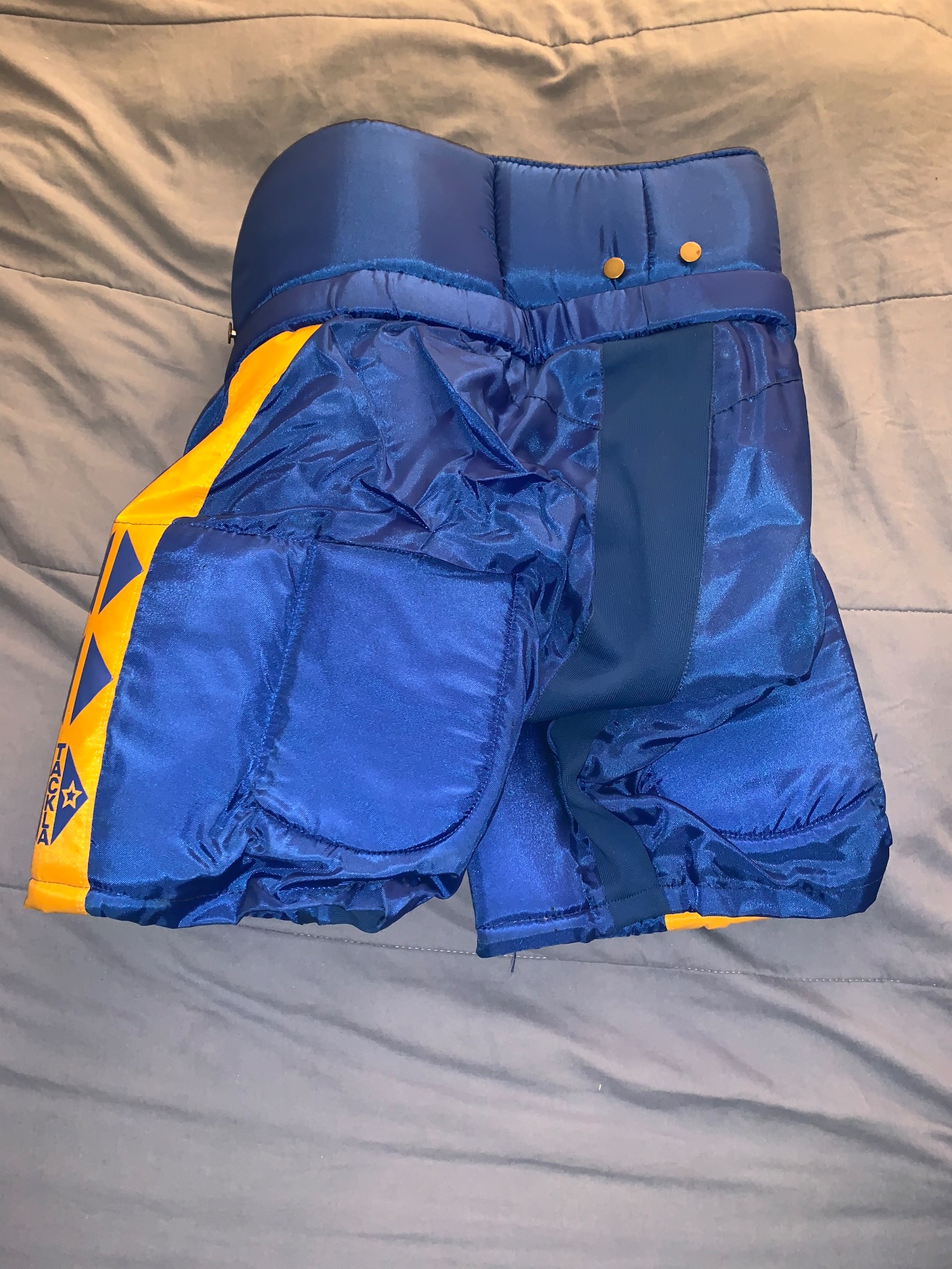 Royal Blue/Yellow(gold) Buffalo Sabres Colors Hockey Pants- Tackla 2500 ...
