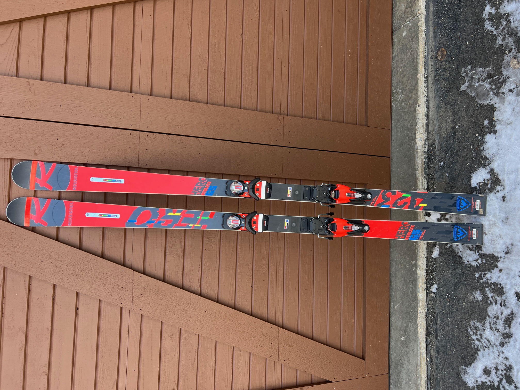 Rossignol 175 cm Racing HERO Athlete JR FIS GS Skis With Look ...