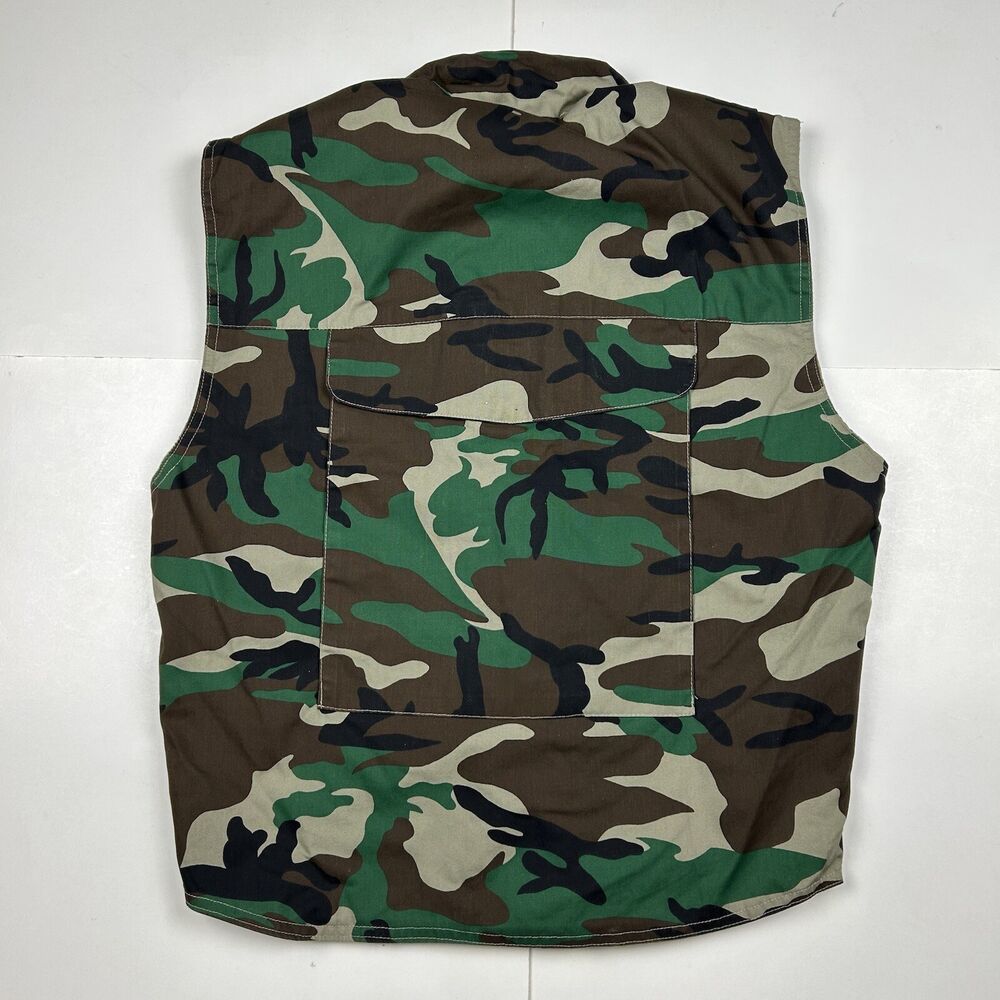 Vintage JR. G.I. Woodland Boy's Woodland Ranger Vest Packable Hood Sz ...