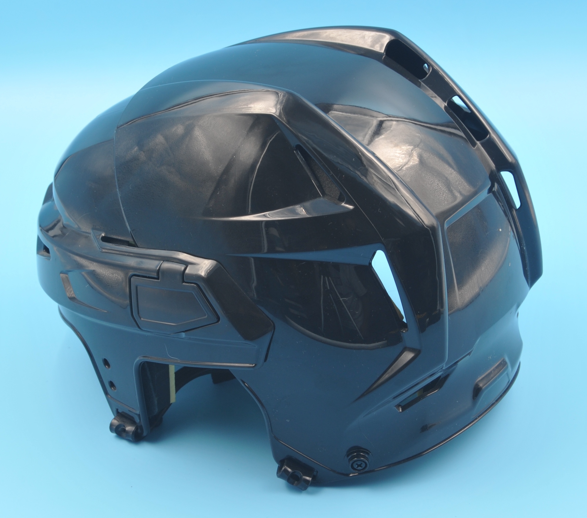 San Jose Sharks Pro Return New Large Black CCM Pro Stock HTV08 Helmet ...