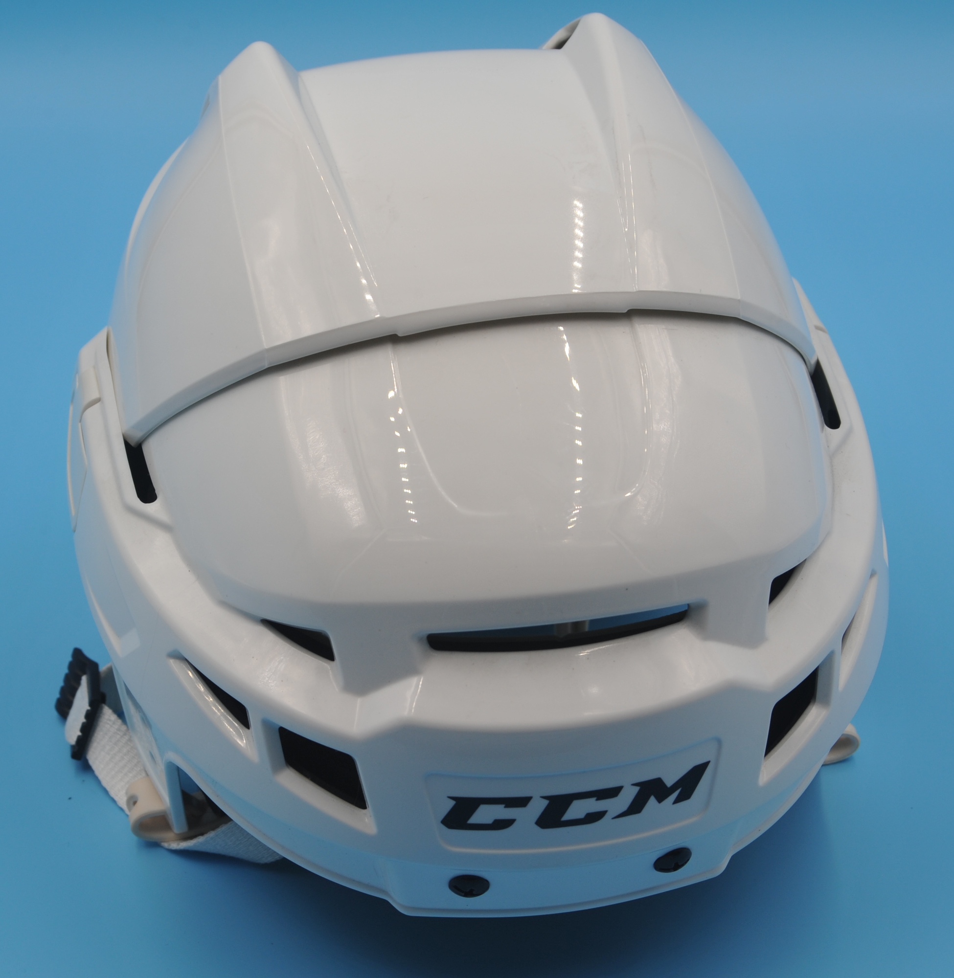 San Jose Sharks Pro Return New Large White CCM Pro Stock HTV08 Helmet ...