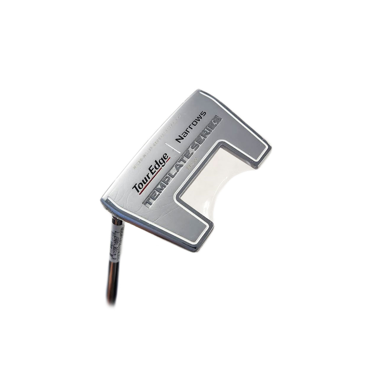 NEW LH Tour Edge Template Series Narrows Slant Neck Silver 35" Putter ...
