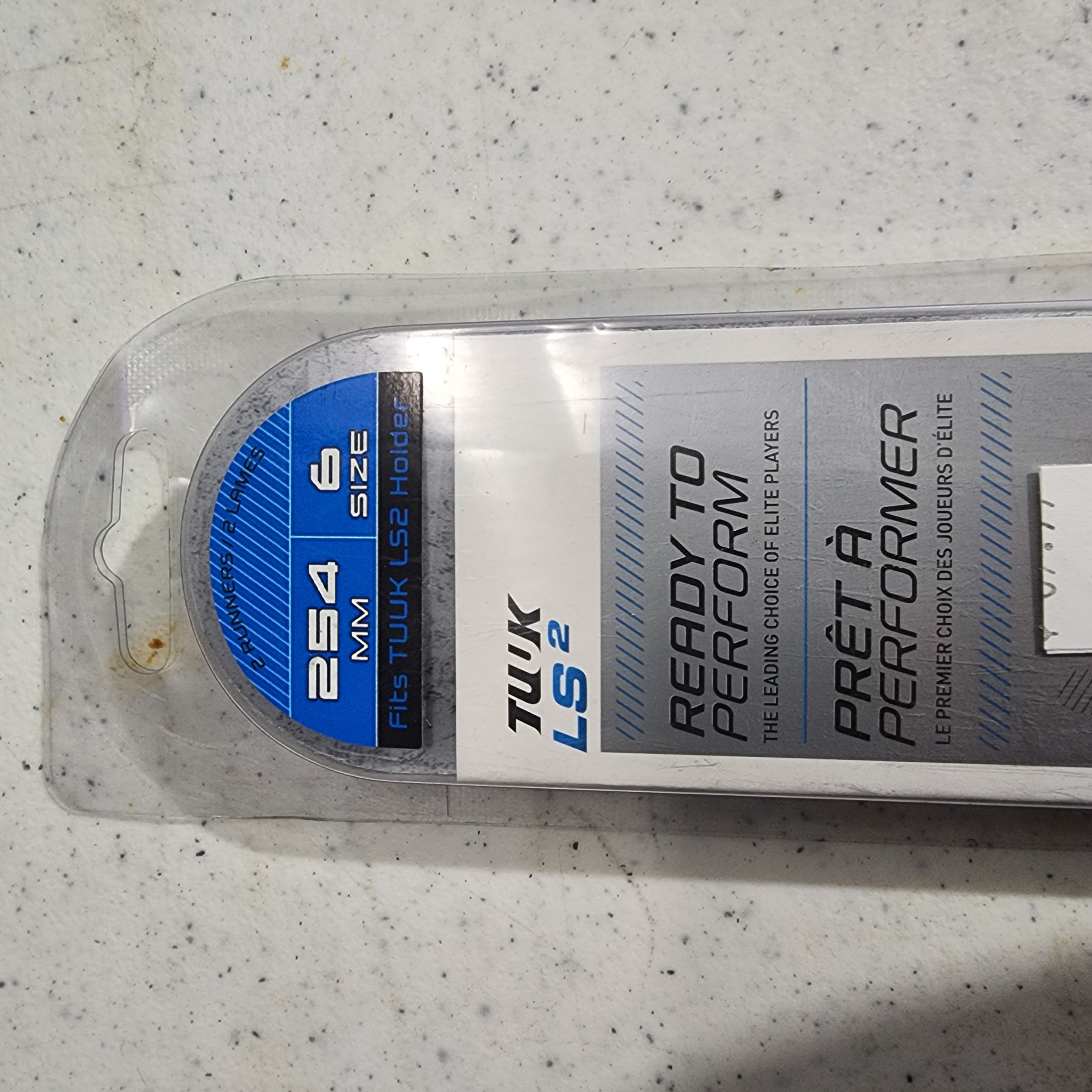 New Bauer TUUK LS2 254mm Size 6 Hockey Skate Steel Runner | SidelineSwap