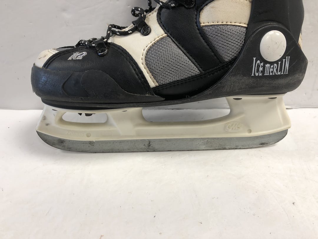 Used K2 Ice Merlin 2-4 Adjustable Ice Hockey Skates | SidelineSwap
