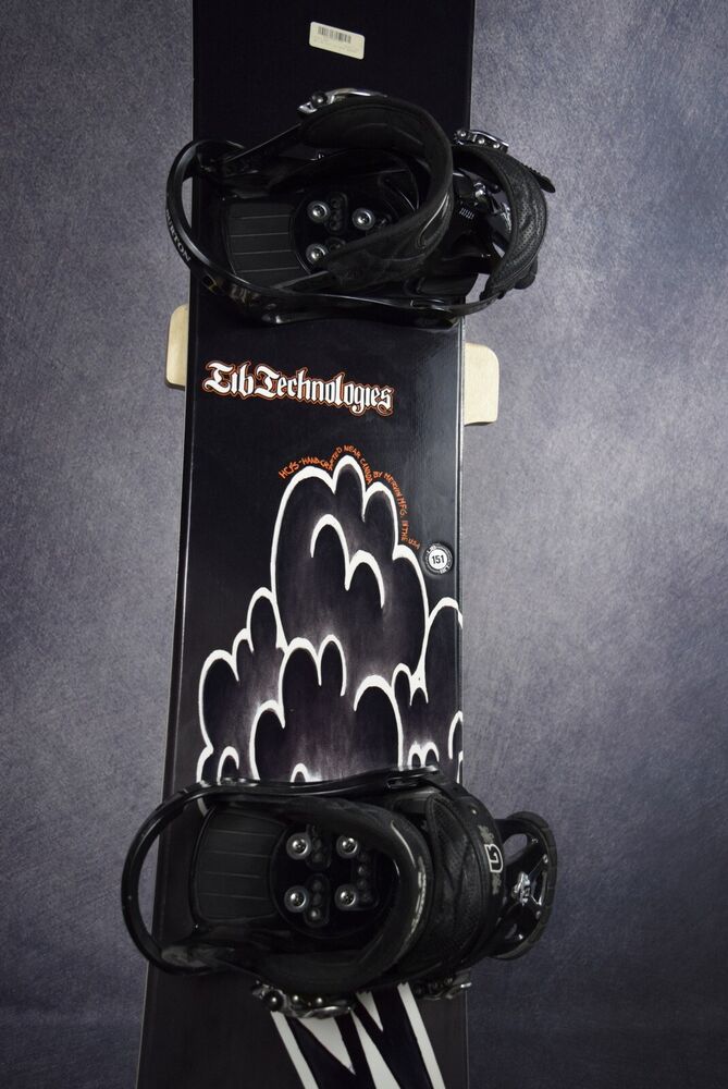 LIB TECH HCFS RICE ROCKET SNOWBOARD SIZE 151 CM WITH BURTON LARGE ...