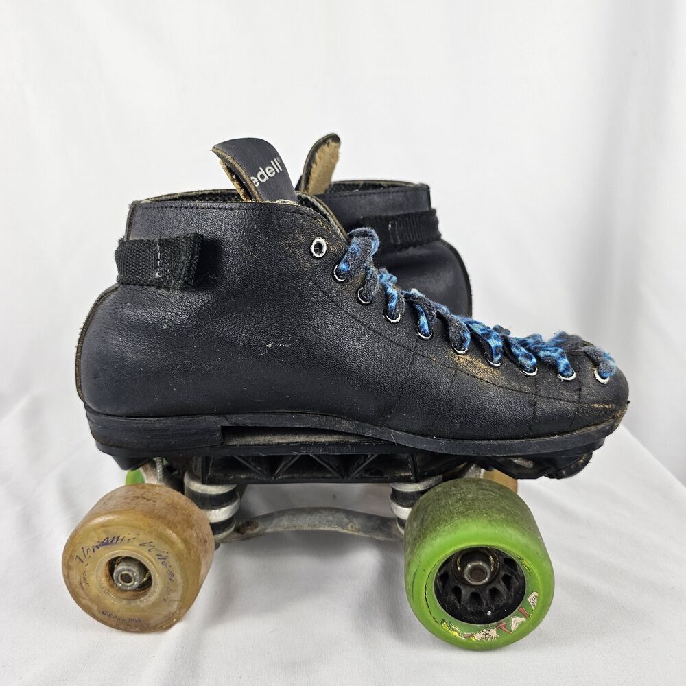 READ Vintage Riedell USA Quad Speed Skates Black Size 5 | SidelineSwap