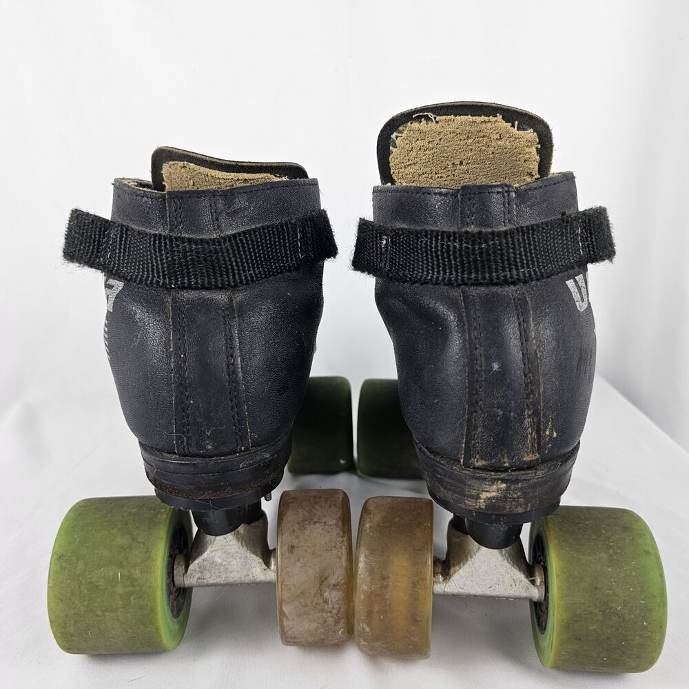 READ Vintage Riedell USA Quad Speed Skates Black Size 5 | SidelineSwap