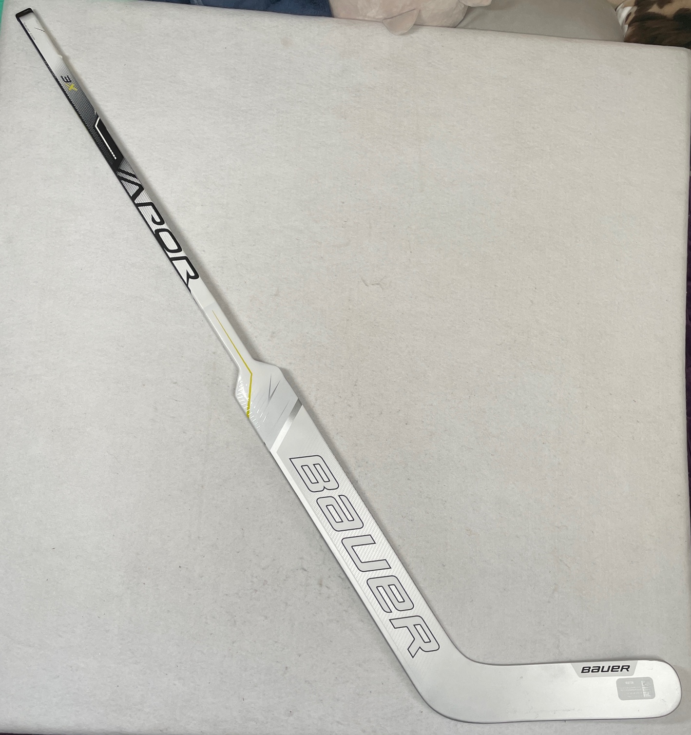 NEW Bauer Vapor 3X Goal Stick, Intermediate 24” Left P31 White/Silver ...