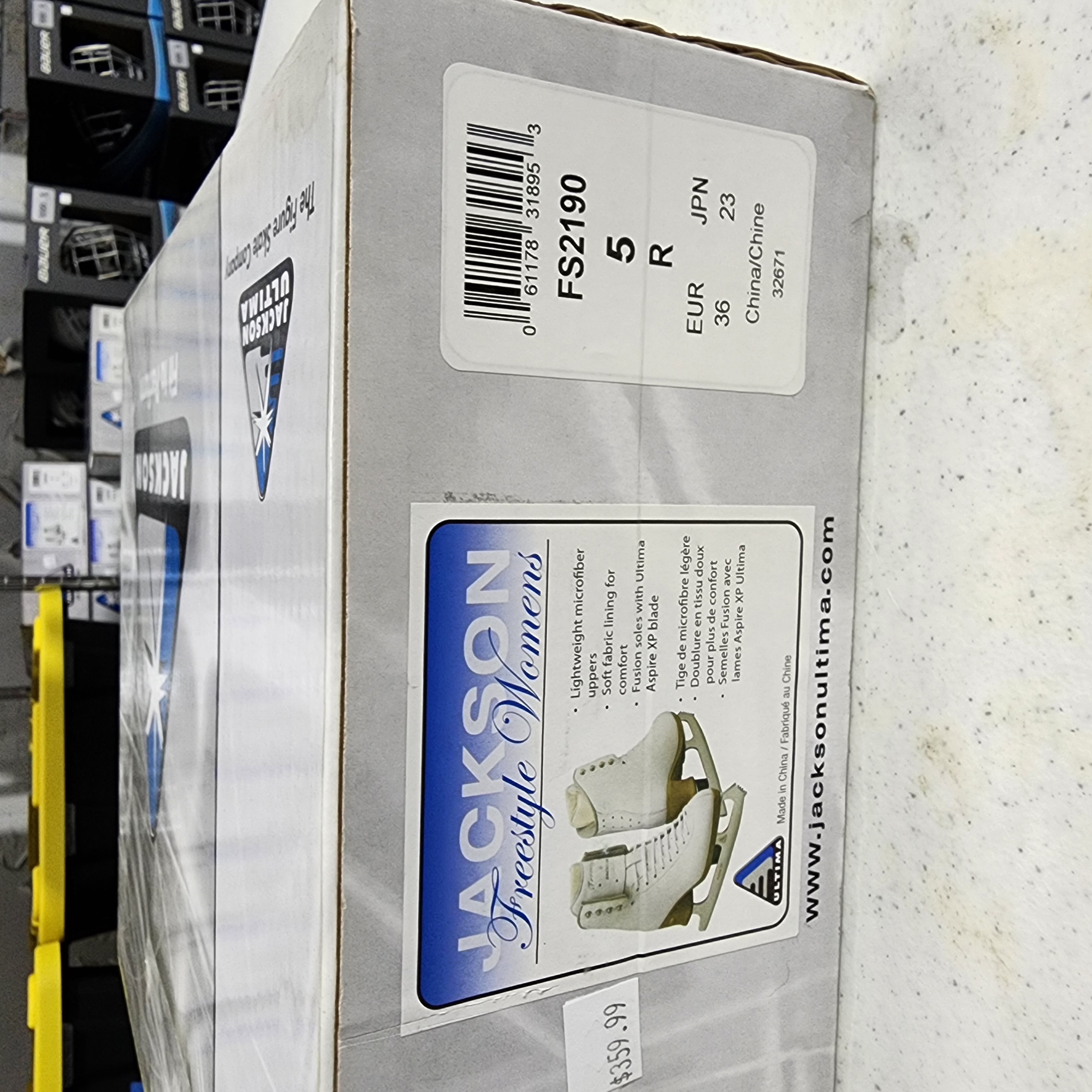 New Jackson Ultima Freestyle Women's Figure Skates Size 5 Regular Width ...