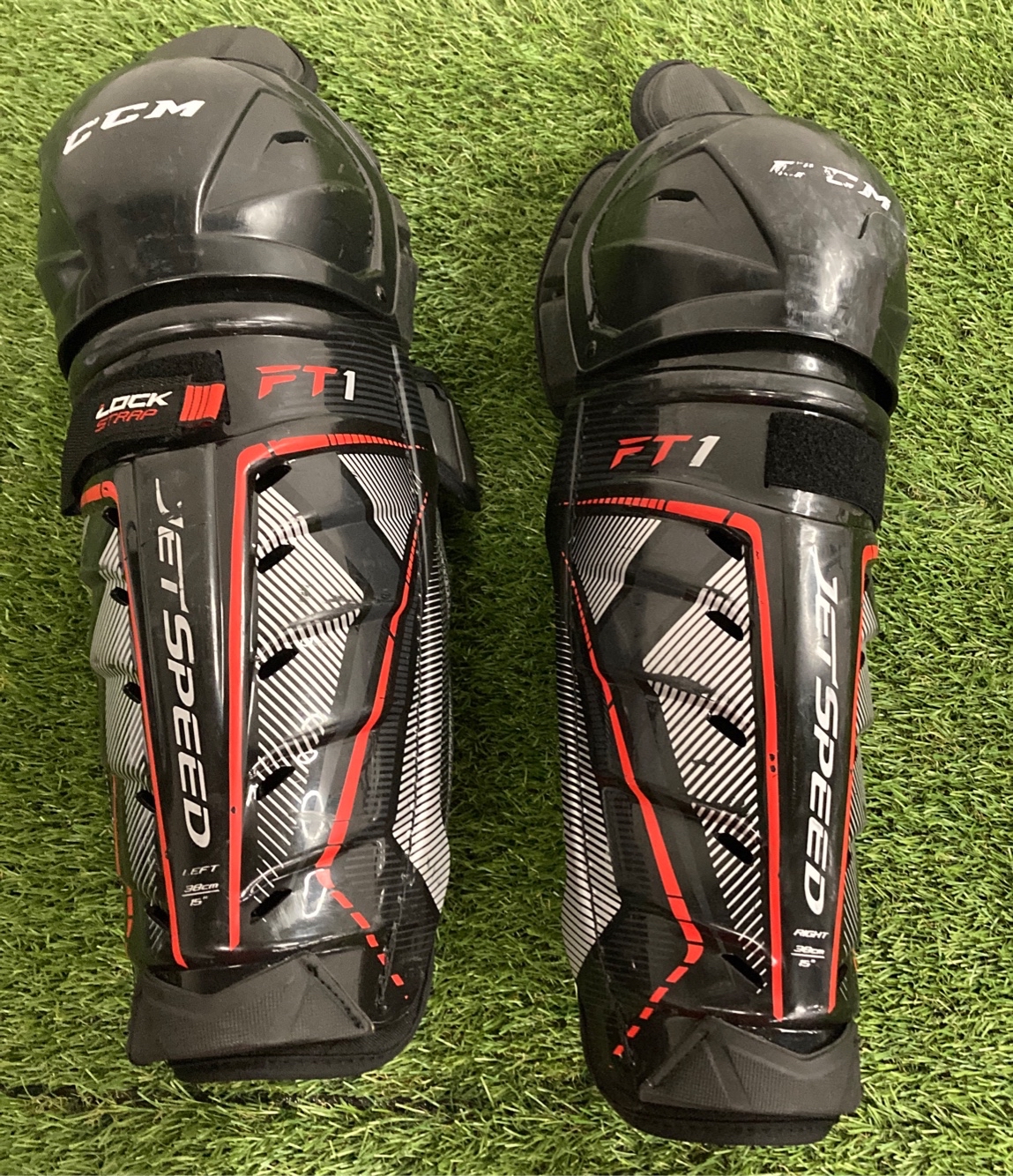 Used CCM JetSpeed FT1 Shin Pads | SidelineSwap