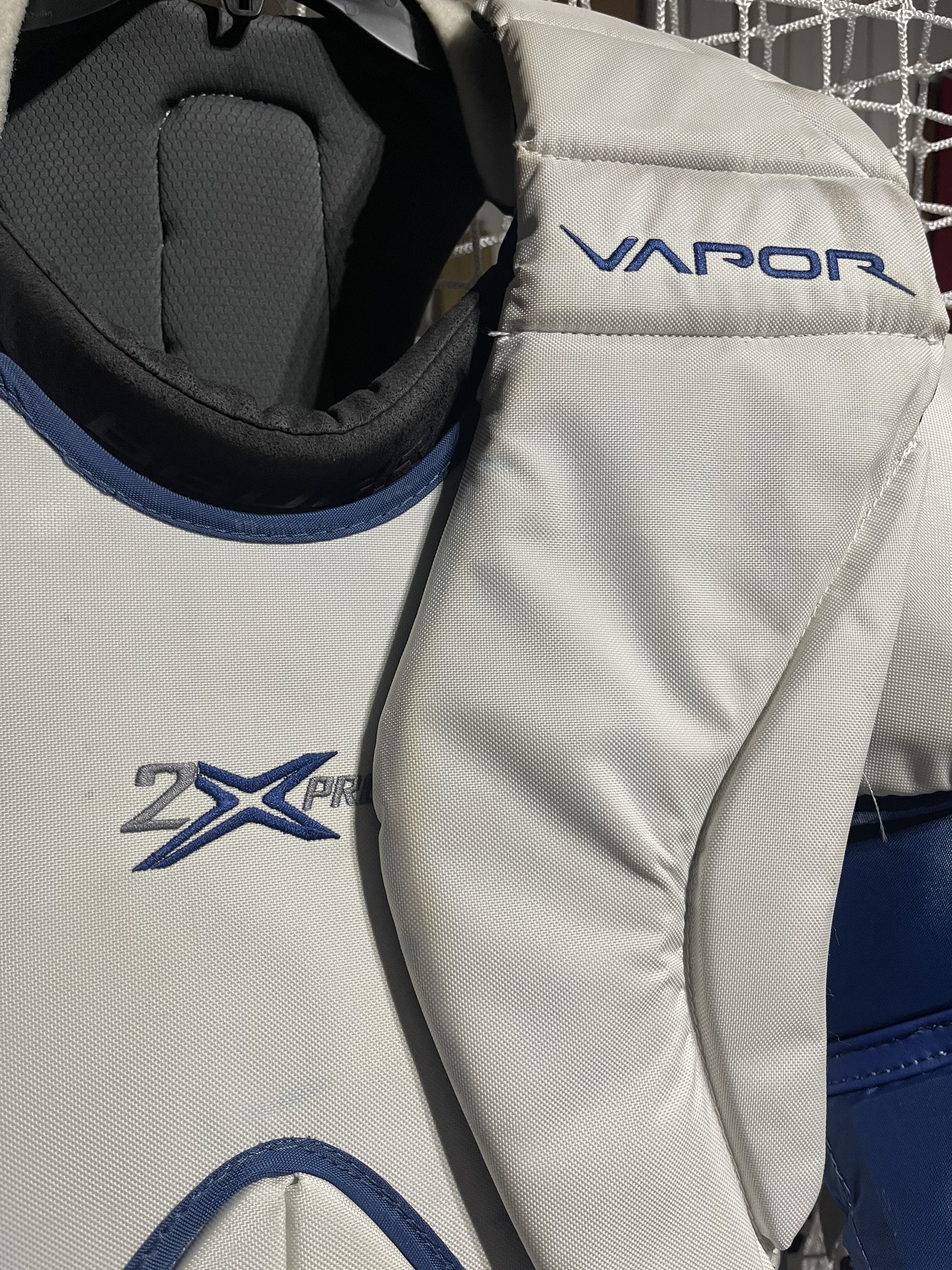 Andrei Vasilevskiy Bauer Vapor 2x Pro Chest Pads Game Worn Custom 1/5 ...