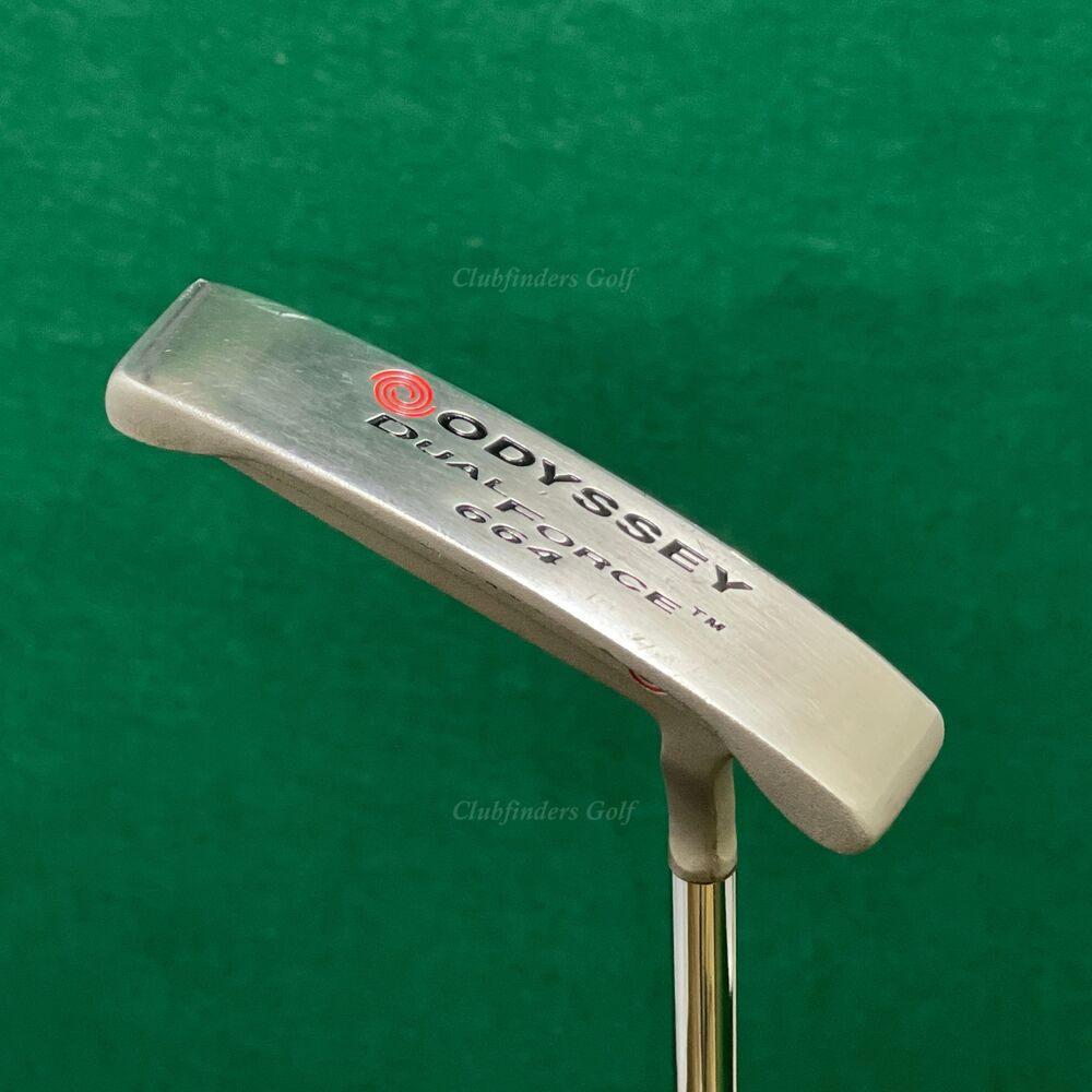 Odyssey Dual Force 664 35" Flow-Neck Blade Stronomic Putter Golf Club ...