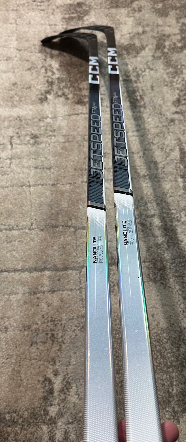 New! 2 Pack! 2x 75 Flex P28 Right Hand JetSpeed FT6 Pro “chrome” Hockey ...