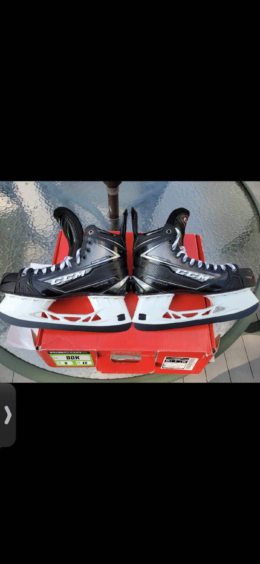 Senior New CCM RibCor 80K Hockey Skates Extra Wide Width Size 9 ...