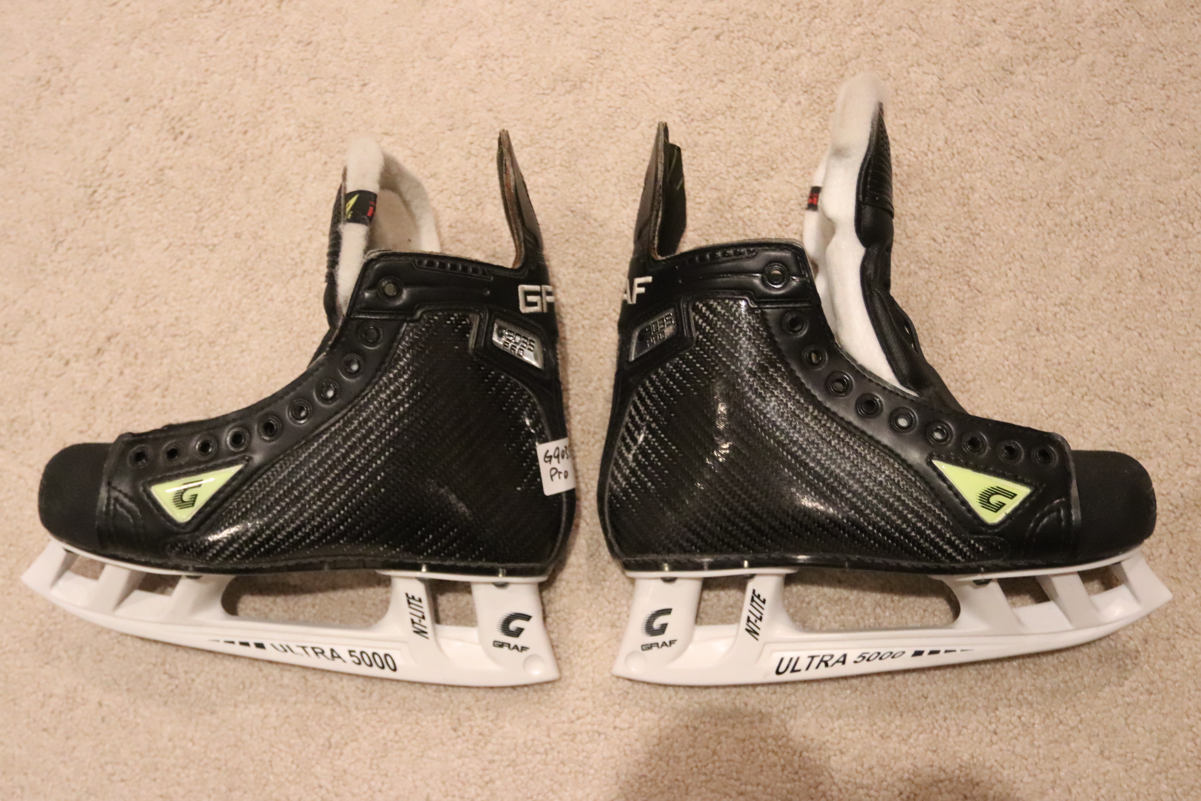 Graf Ultra G9035 Pro Hockey Skates - Size 6R - Brand New - #55 ...