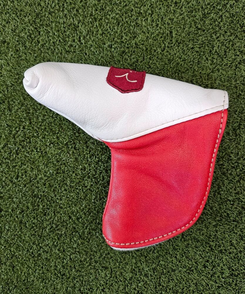 iliac Golf Classic Sunday Red + Pure White Blade Putter Headcover-BRAND ...