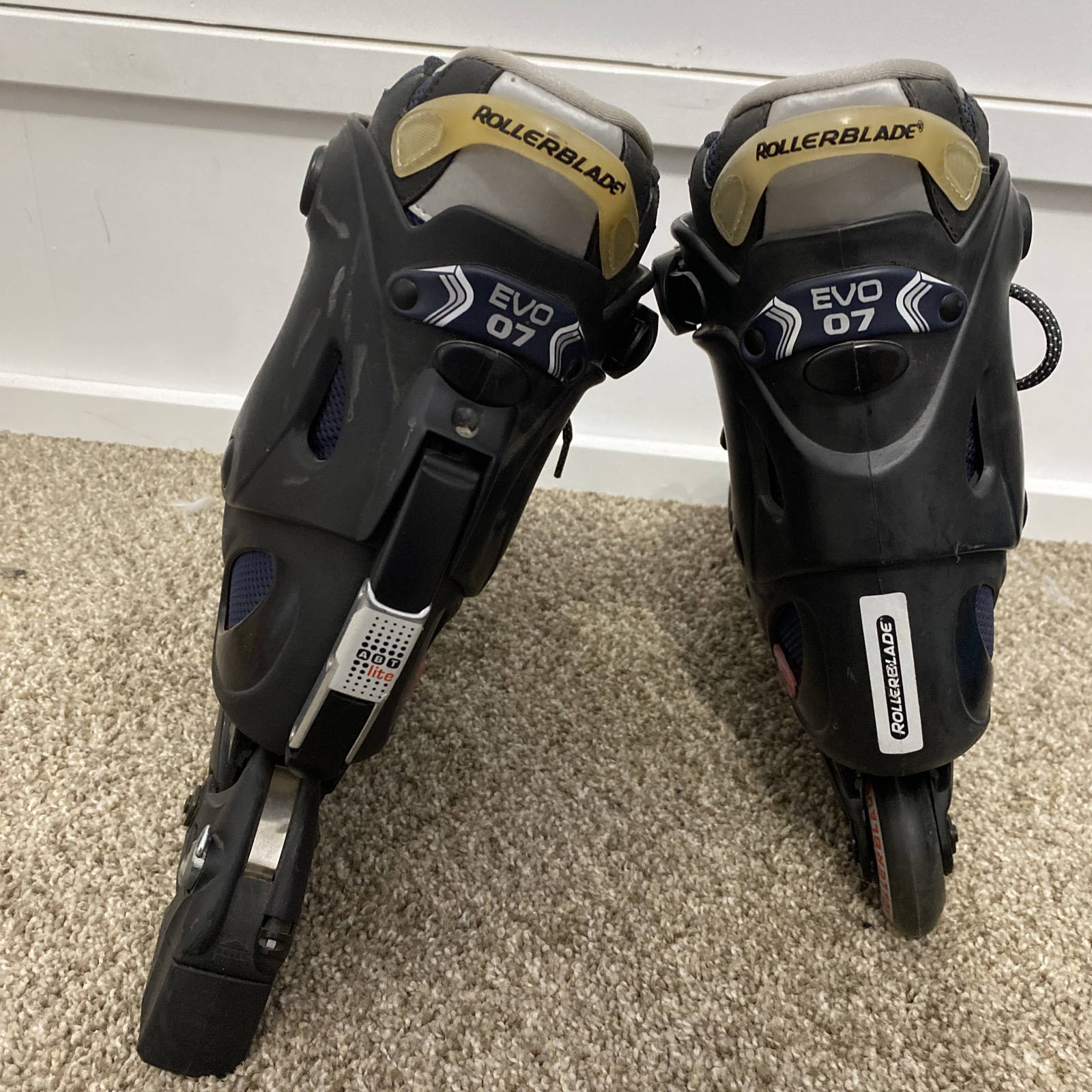Rollerblade EVO 07 Mens Inline Skates Size 10 - 80mm Wheels - Xtra ...