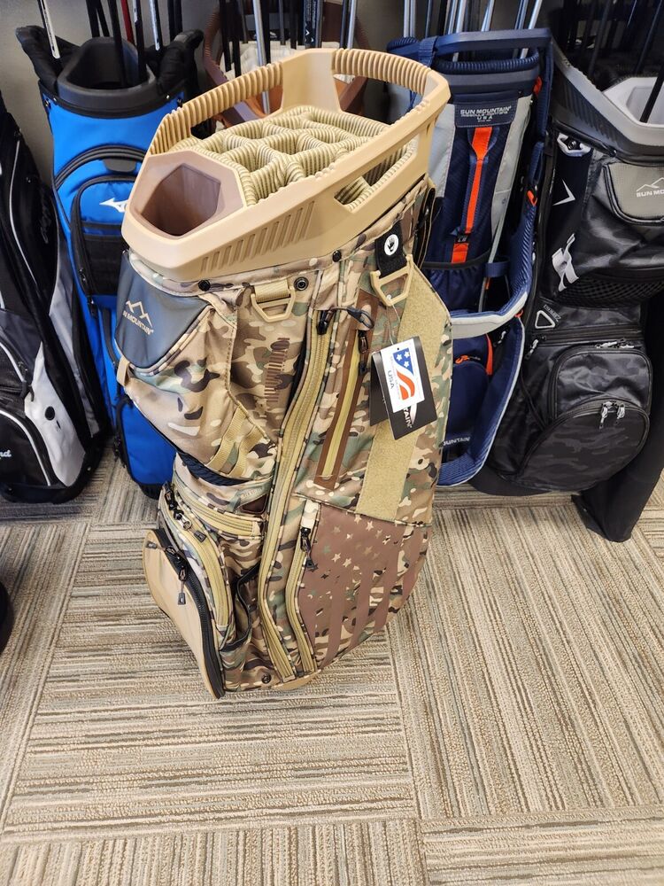 sun mountain c-130 14 way cart bag Sand Camo 2024 | SidelineSwap