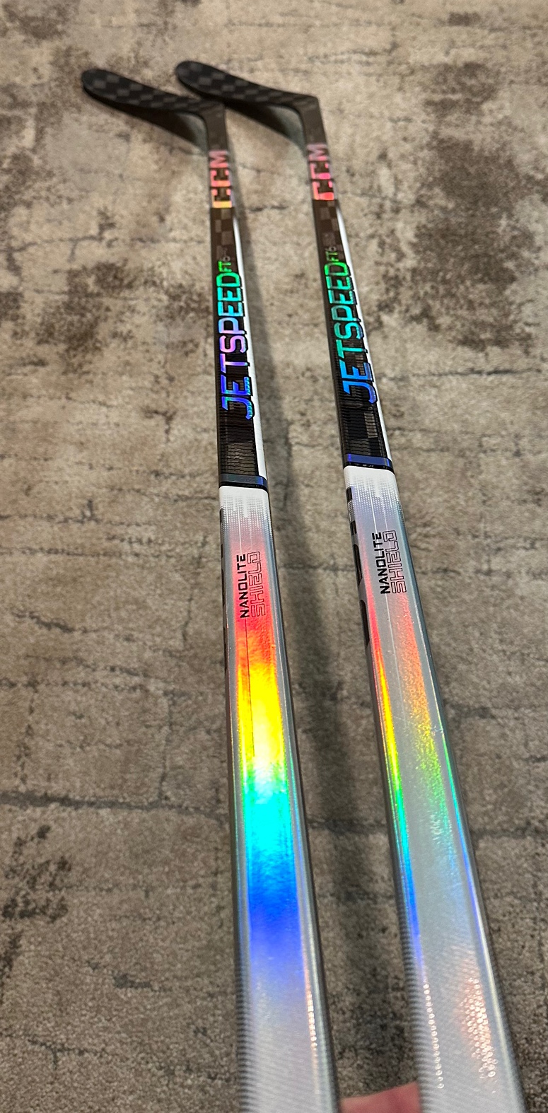 New! 2 Pack! 2x 85 Flex P28 Left Hand JetSpeed FT6 Pro “Chrome” Hockey ...