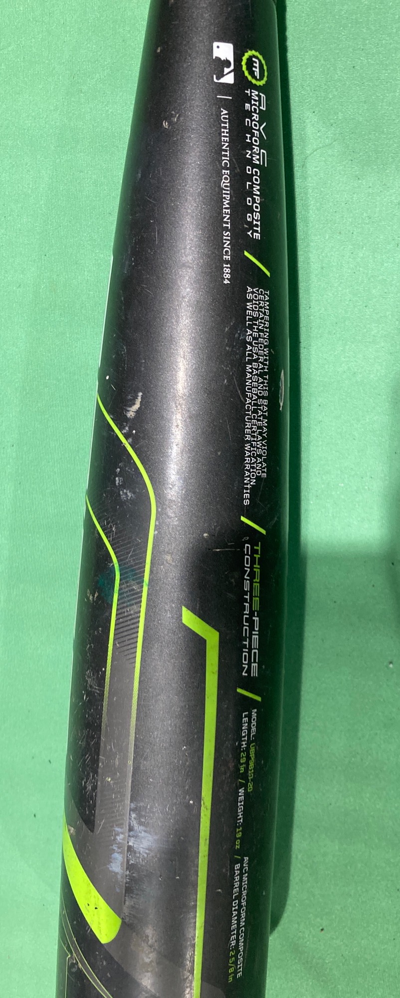 Used 2020 USABat Certified Louisville Slugger Prime 9 Composite Bat -10 ...