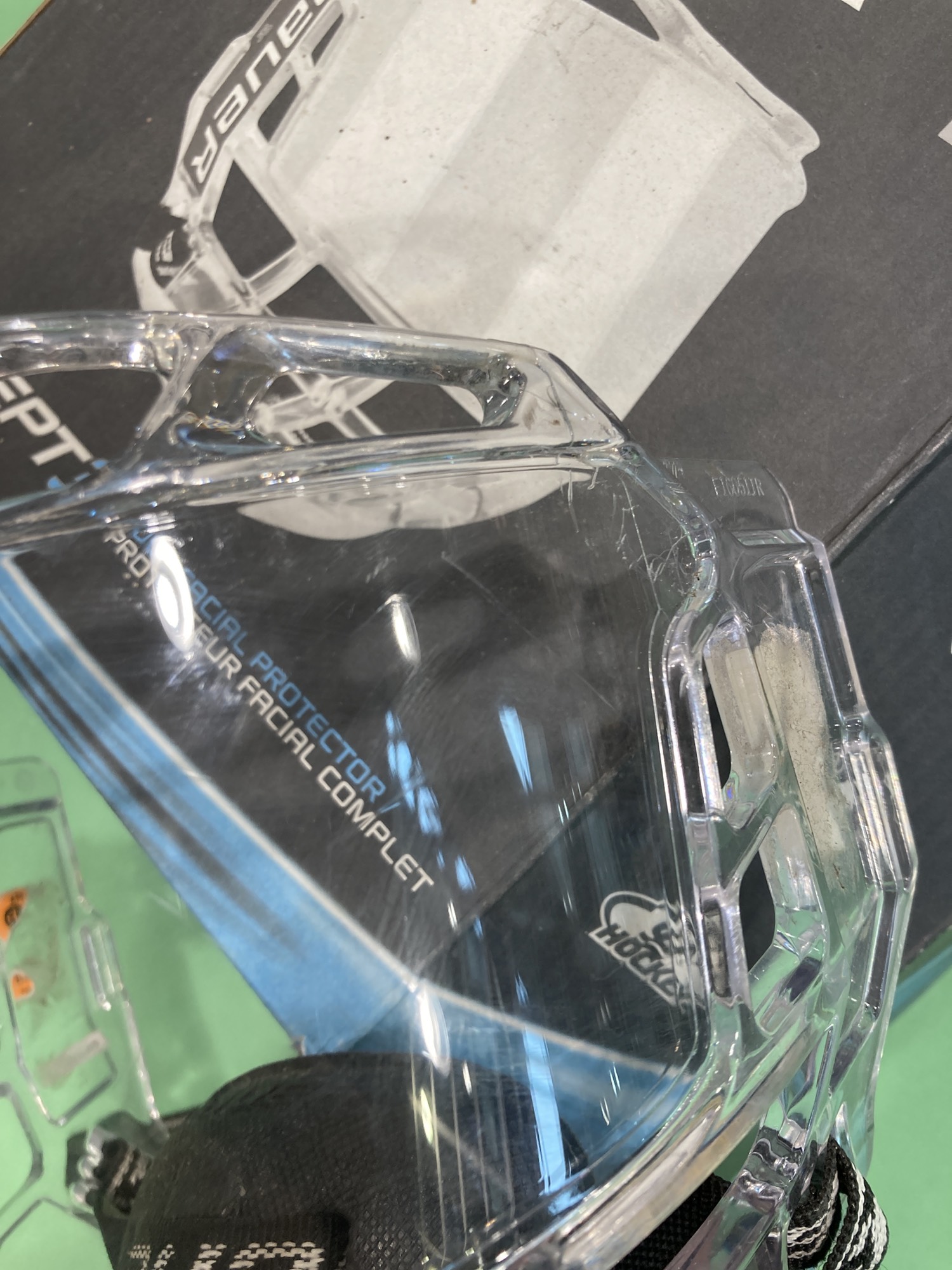 Used Bauer Concept 3 Full Shield Cages, Visors & Shields Full Cage ...