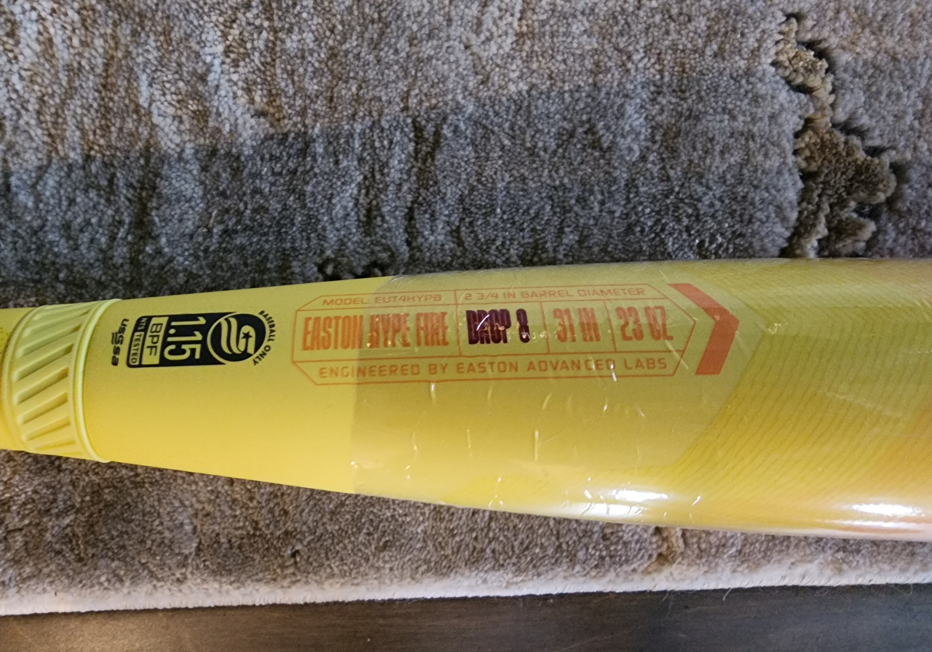 New USSSA Certified 2024 Easton Composite Hype Fire Bat (-8) 23 oz 31" | SidelineSwap