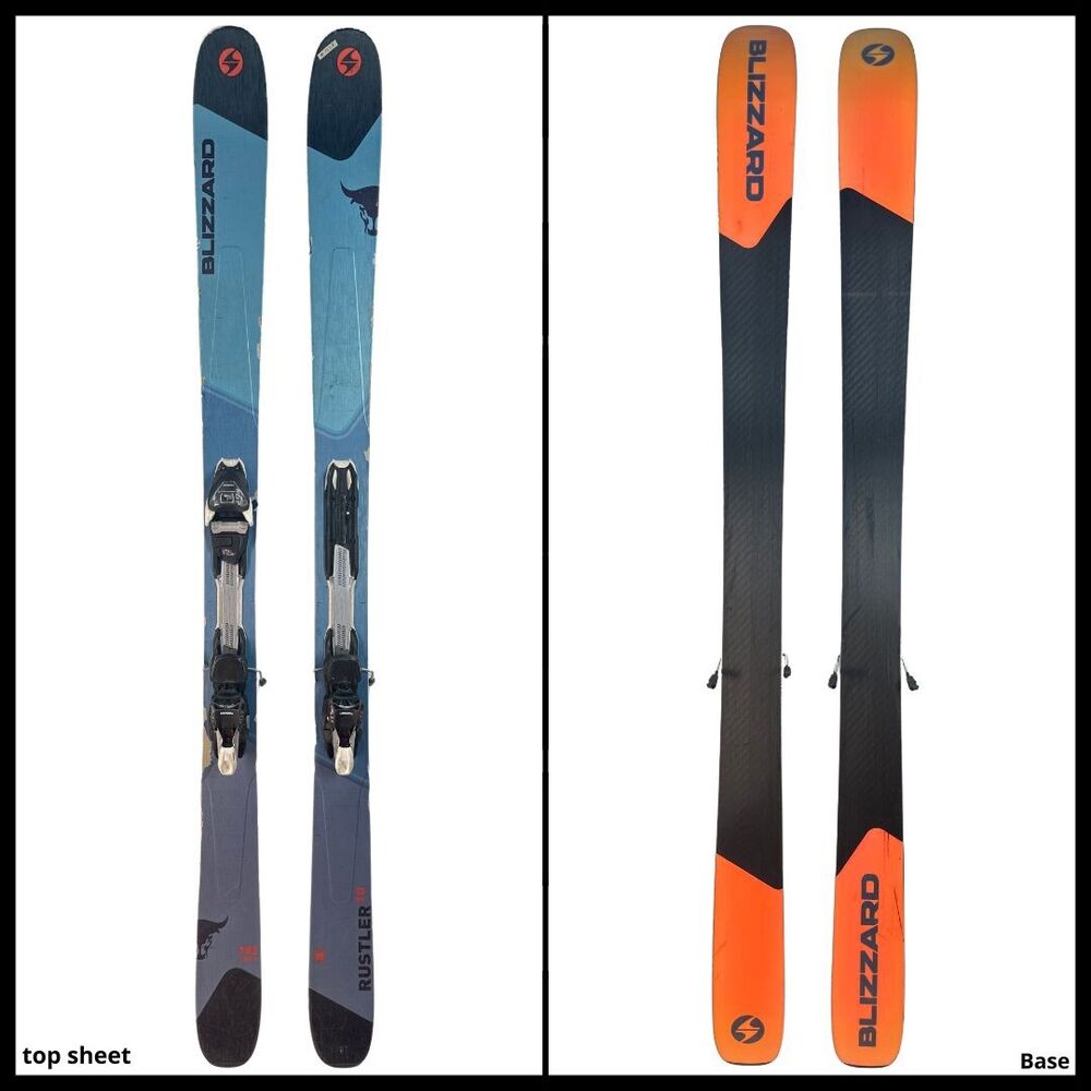 #1227 Blizzard Rustler 10 Mens Skis 180 cm w/ Marker FDT 12 MISSING ...