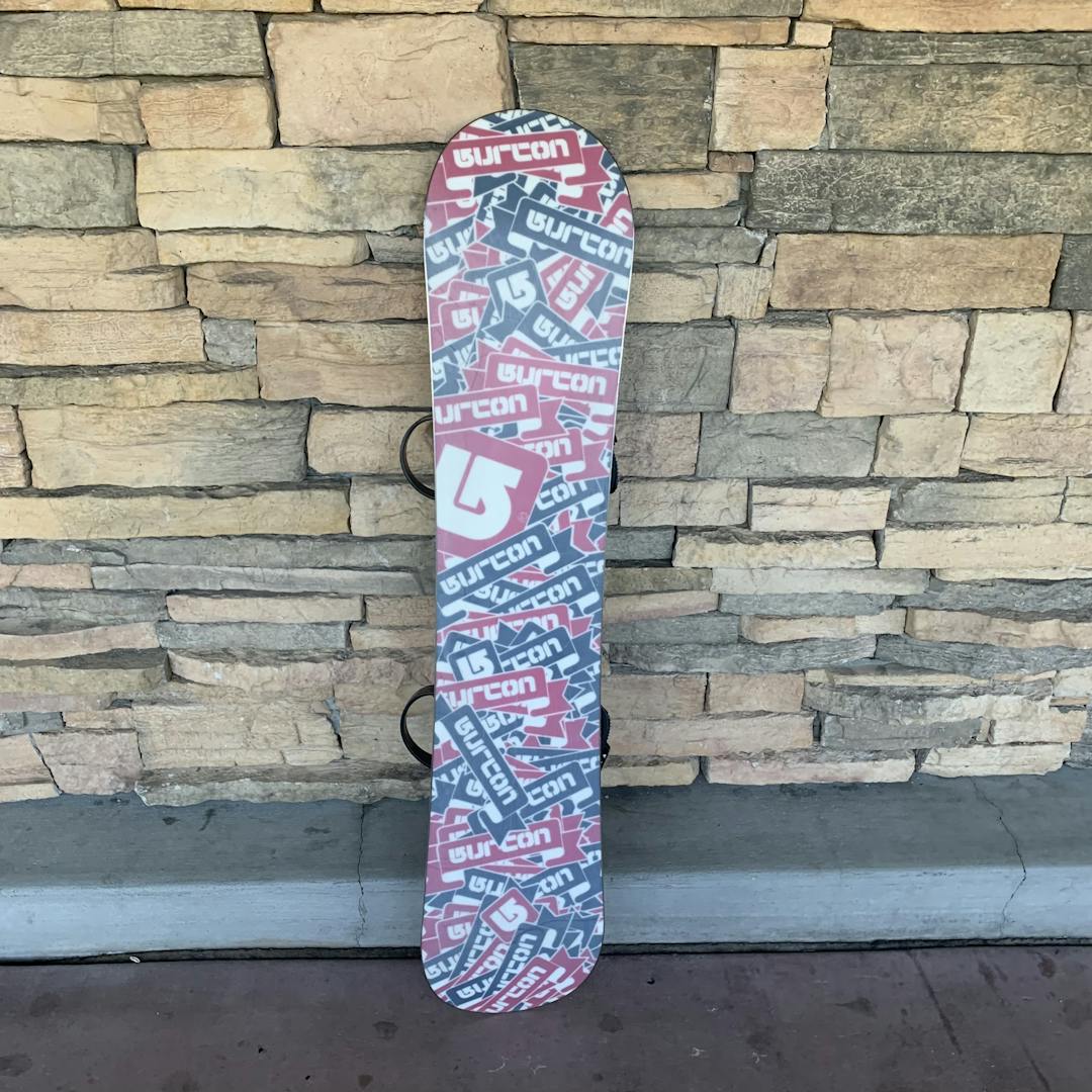 Used Burton Grenade 125 Cm Boys' Snowboard Combo | SidelineSwap
