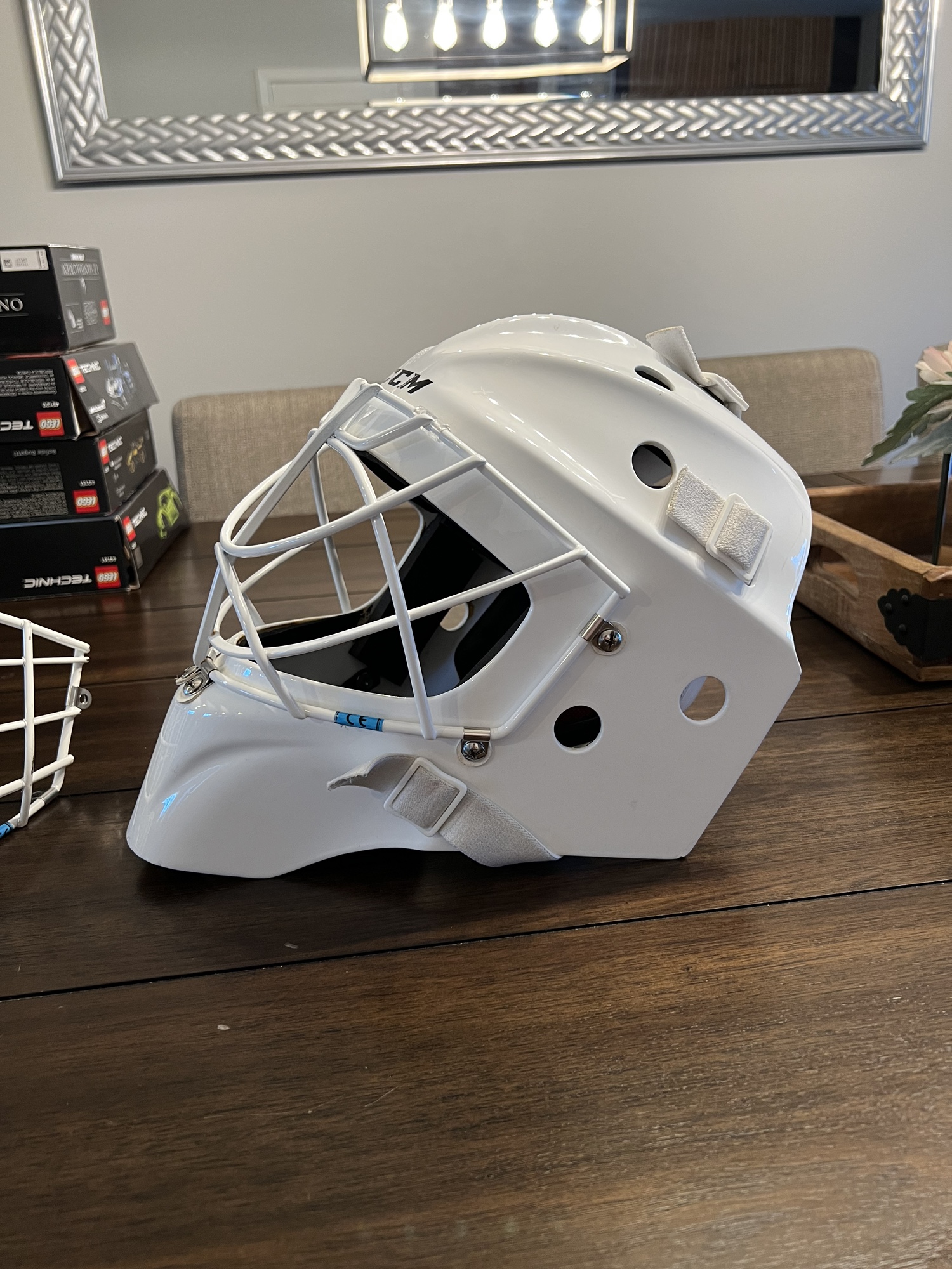 Used CCM Pro Stock Pro Goalie Mask Medium | SidelineSwap